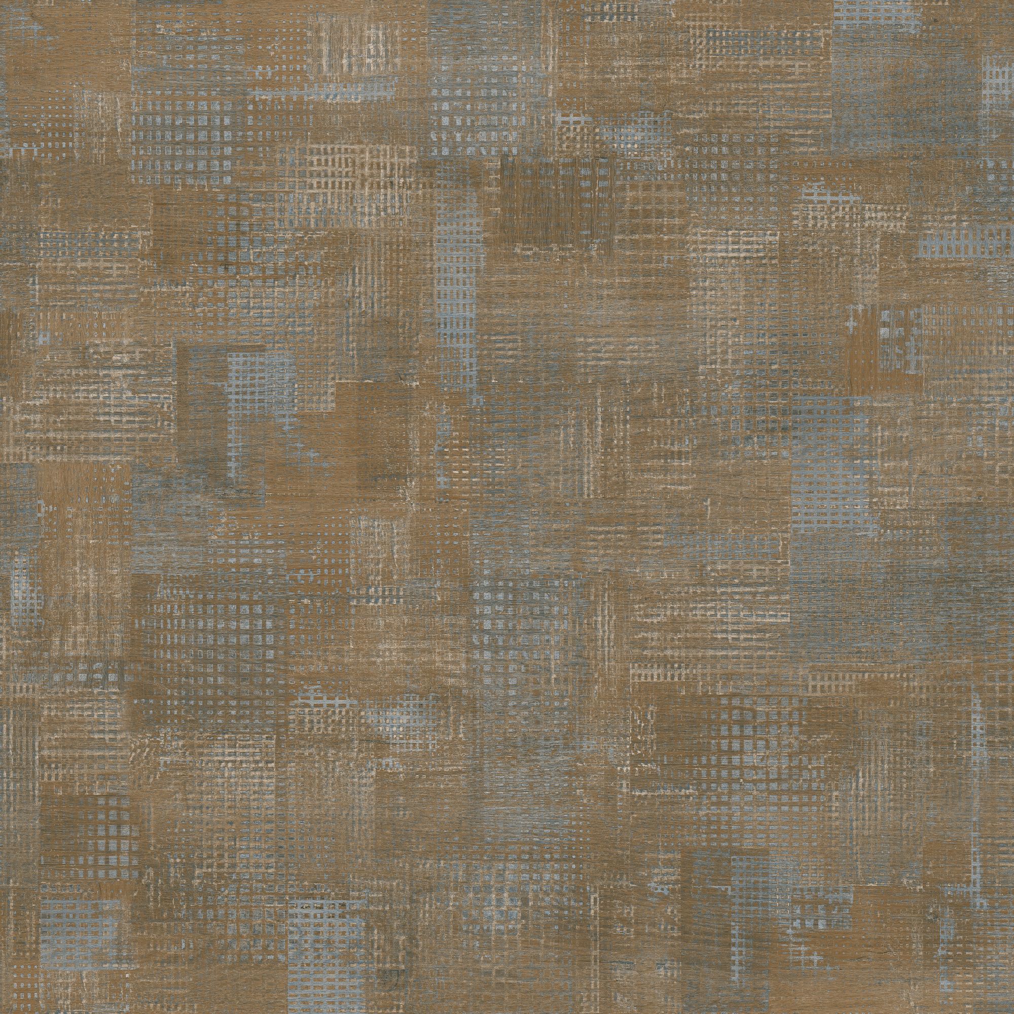 Splashwall Brown & Grey Wood Oak effect Aluminium Splashback, (H)800mm ...