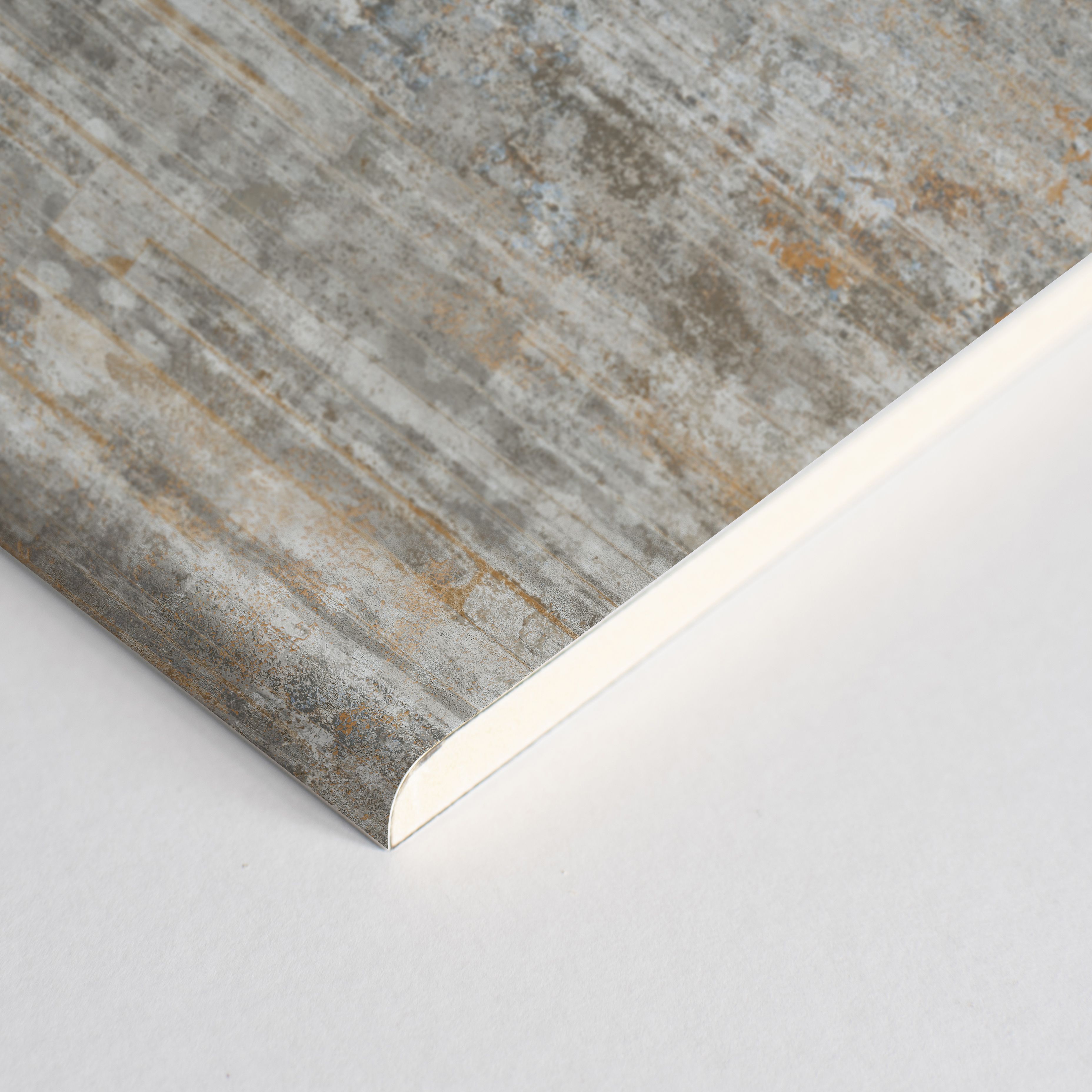 Splashwall Elite MDF & vinyl Tongue & groove Panel (H)2420mm (W)1200mm - Matt Tomenta