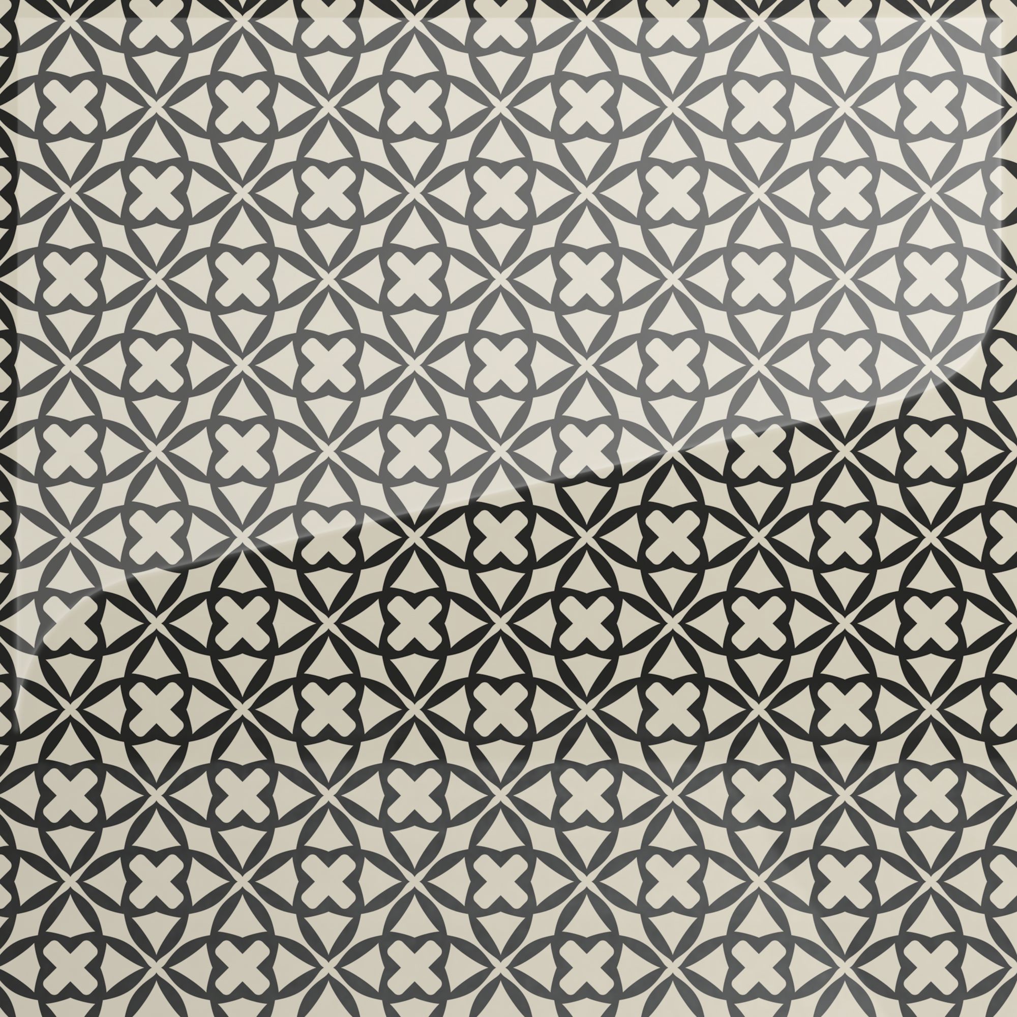 Splashwall Gloss Beige rings Acrylic Panel (W)1200mm at B&Q