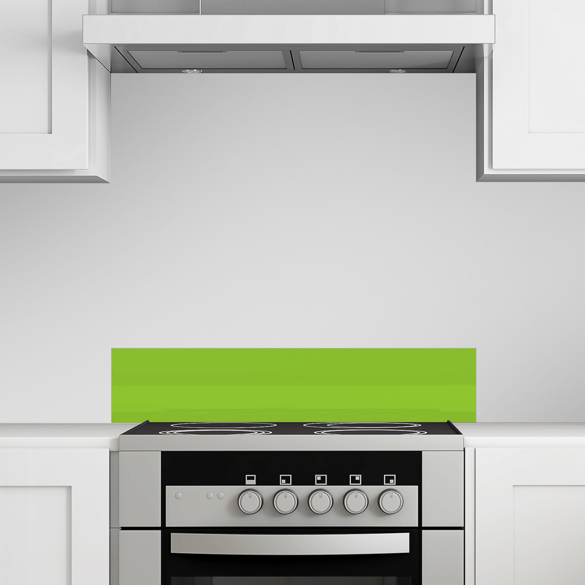Splashwall Gloss Lime Glass Upstand (L)600mm