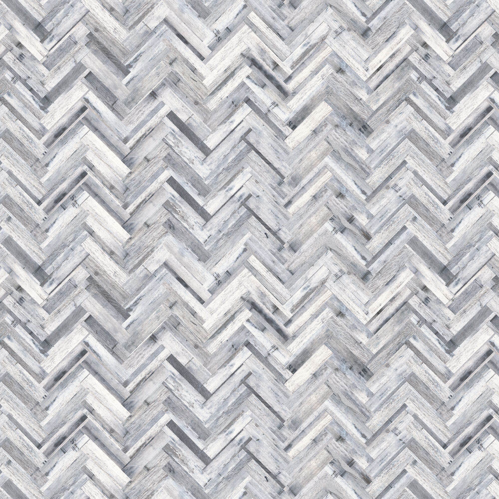 Buy Splashwall Grey Herringbone MDF Splashback, (H)1220mm (W)2440mm (T ...