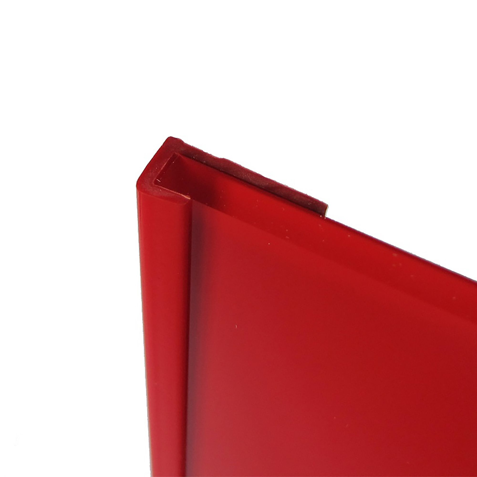 Splashwall Rose Straight Panel end cap, (L)2440mm (T)4mm | DIY at B&Q