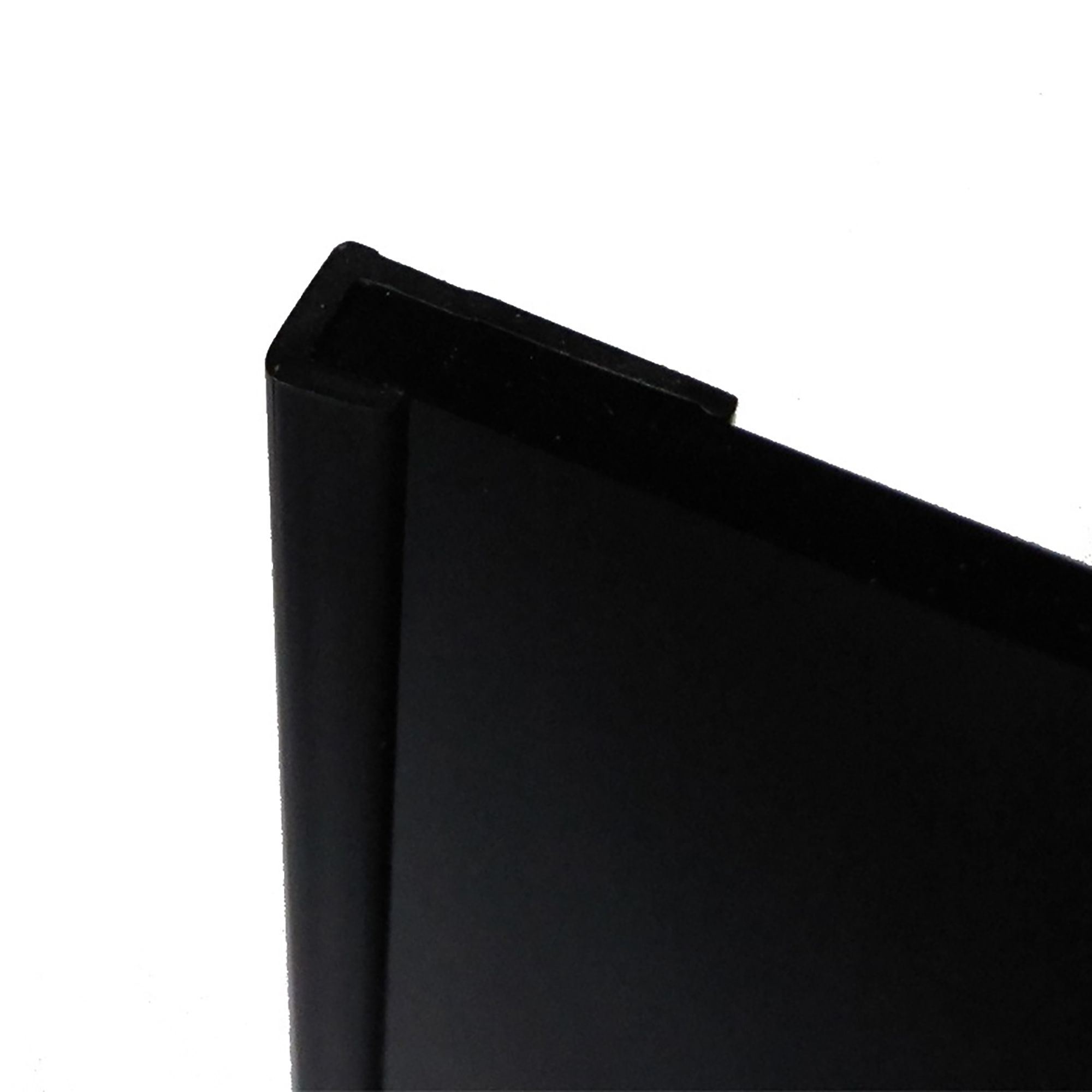 Splashwall Straight Panel end cap (L)2440mm (T)4mm - Jet