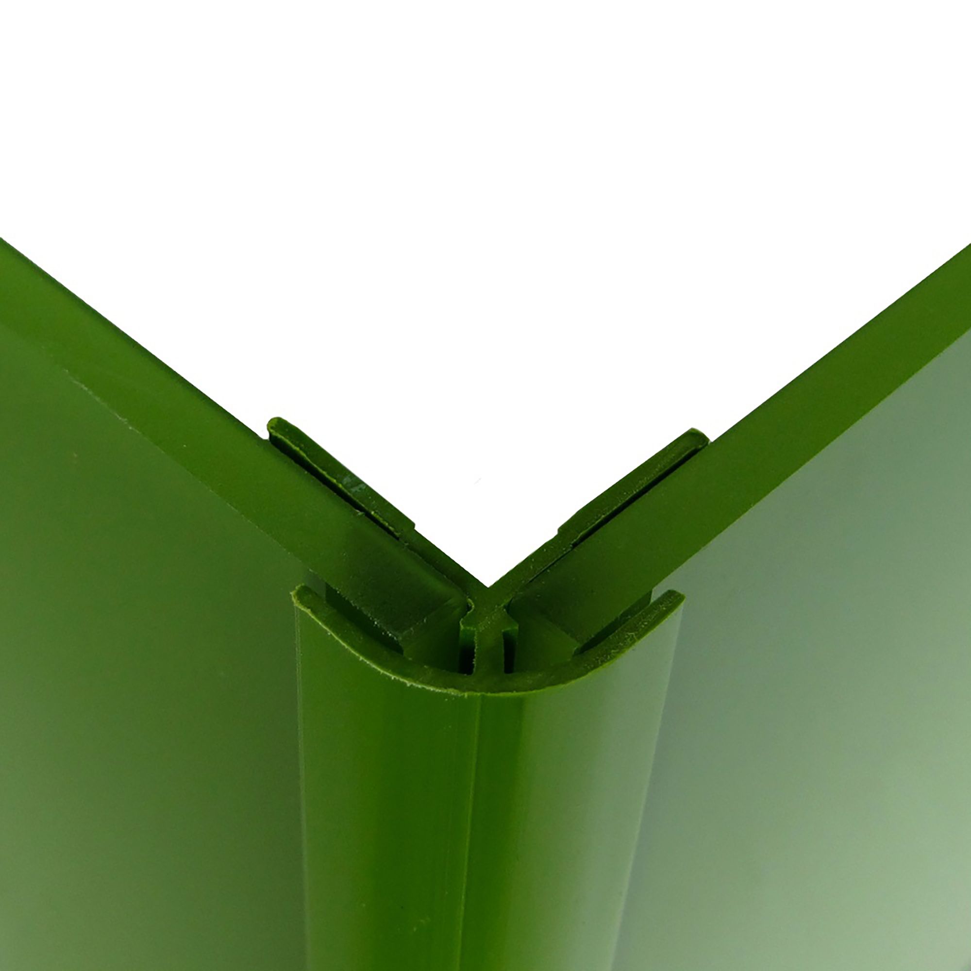 Splashwall Straight Panel external corner joint (L)2440mm (T)4mm - Forest