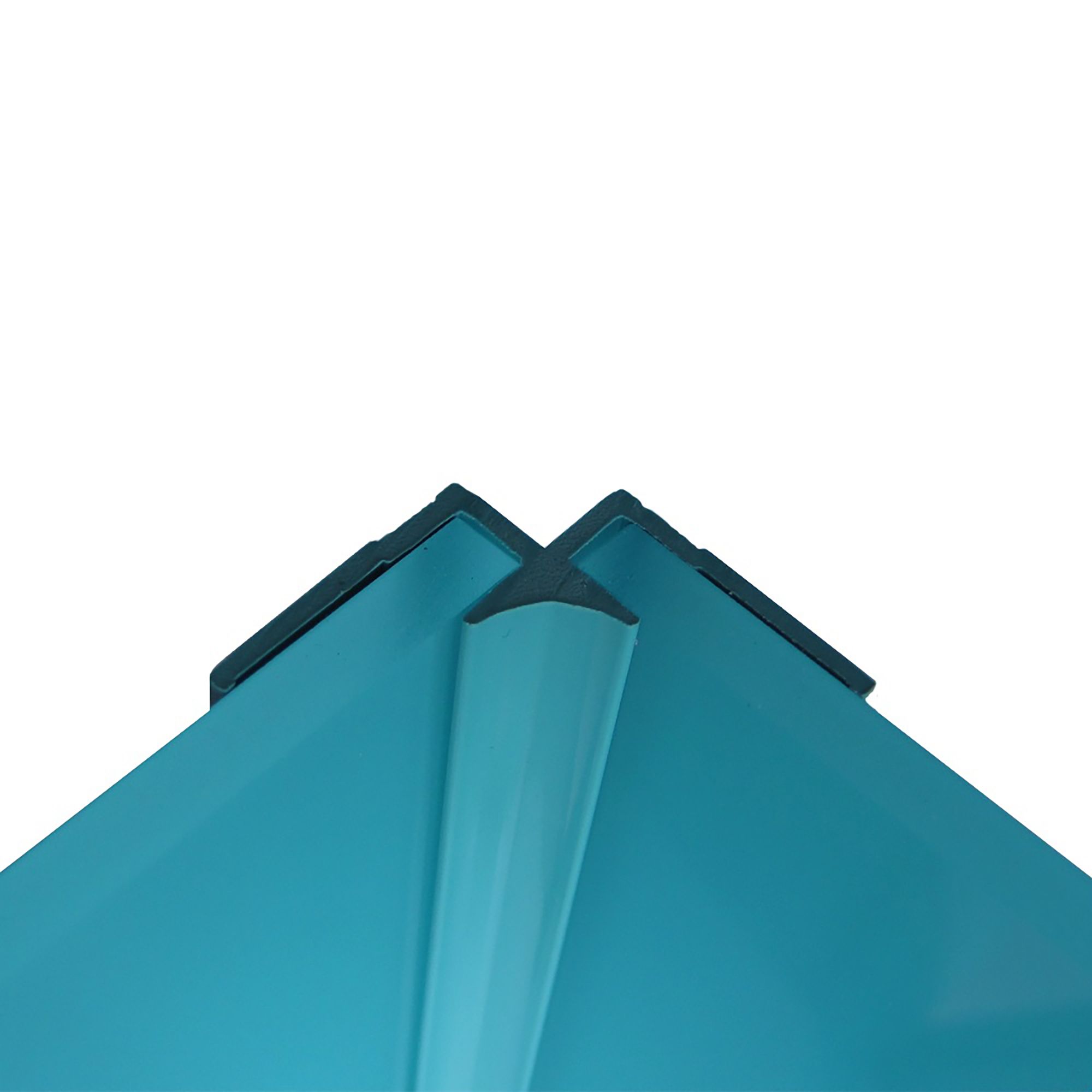 Splashwall Straight Panel internal corner joint (L)2440mm (T)4mm - Ocean