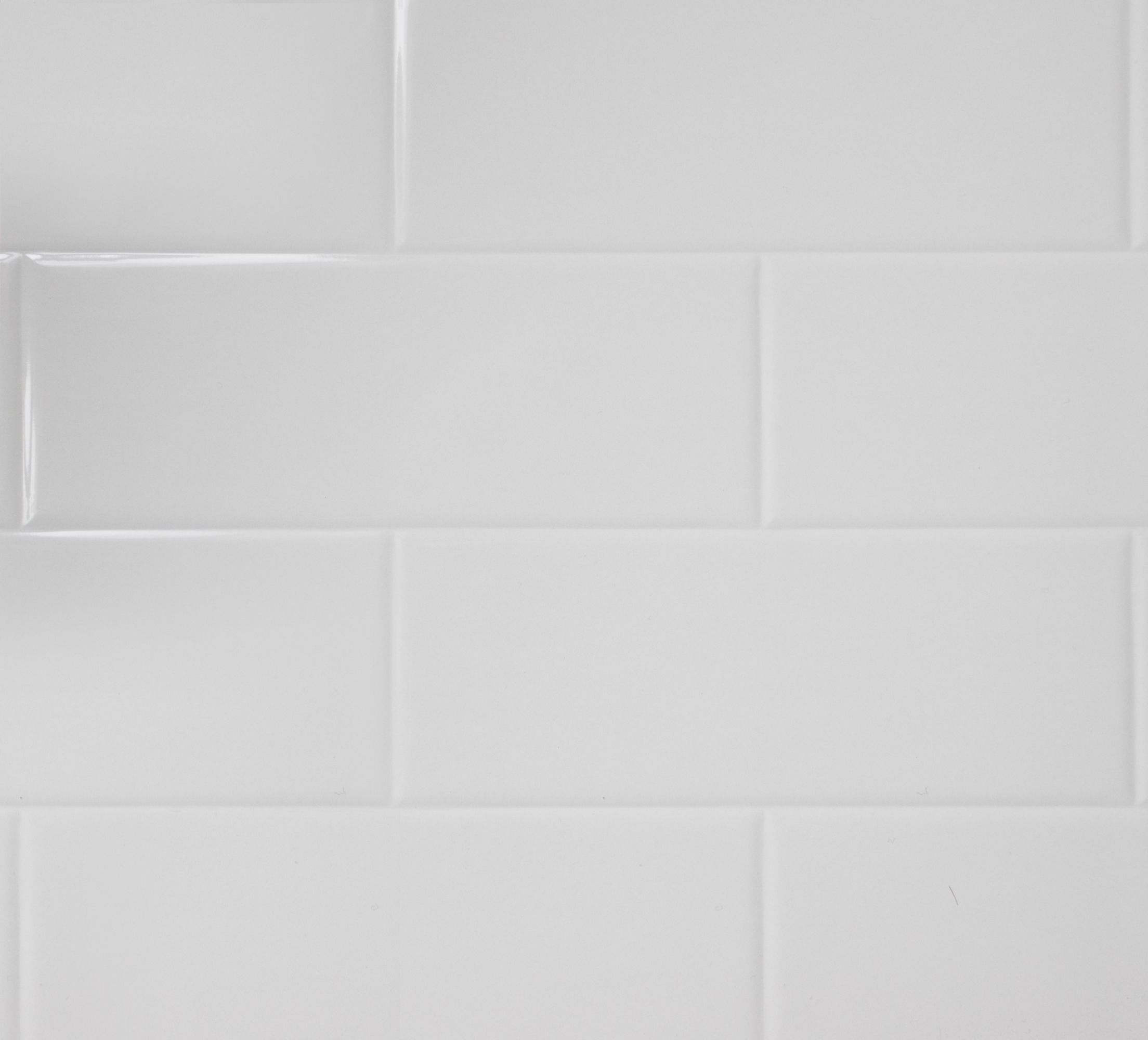 Splashwall White Melamine top surface of HPL Splashback, (H)1220mm (W ...