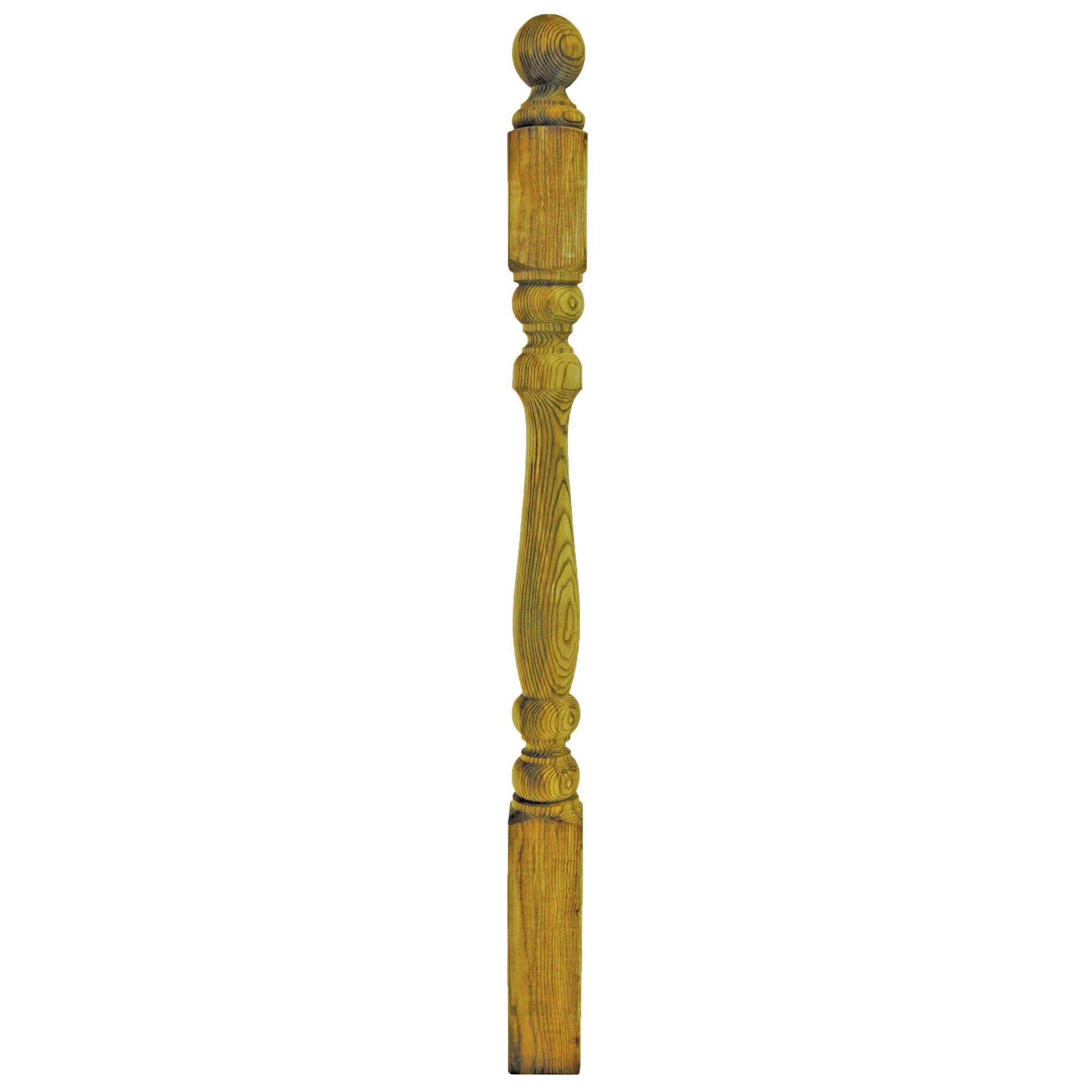 Spruce Colonial Deck post (H)1.2m | DIY at B&Q