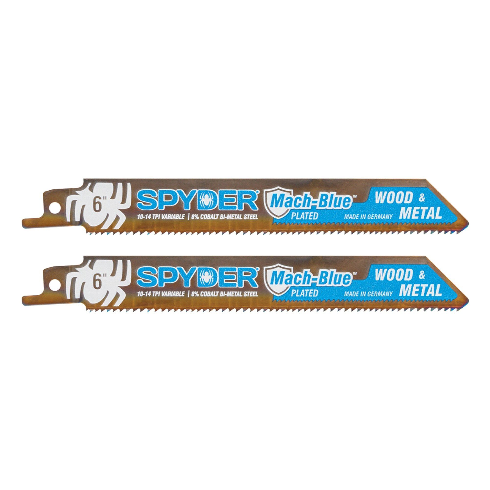 Spyder Mach-Blue 152mm Wood & Metal 10/14TPI Universal shank ...