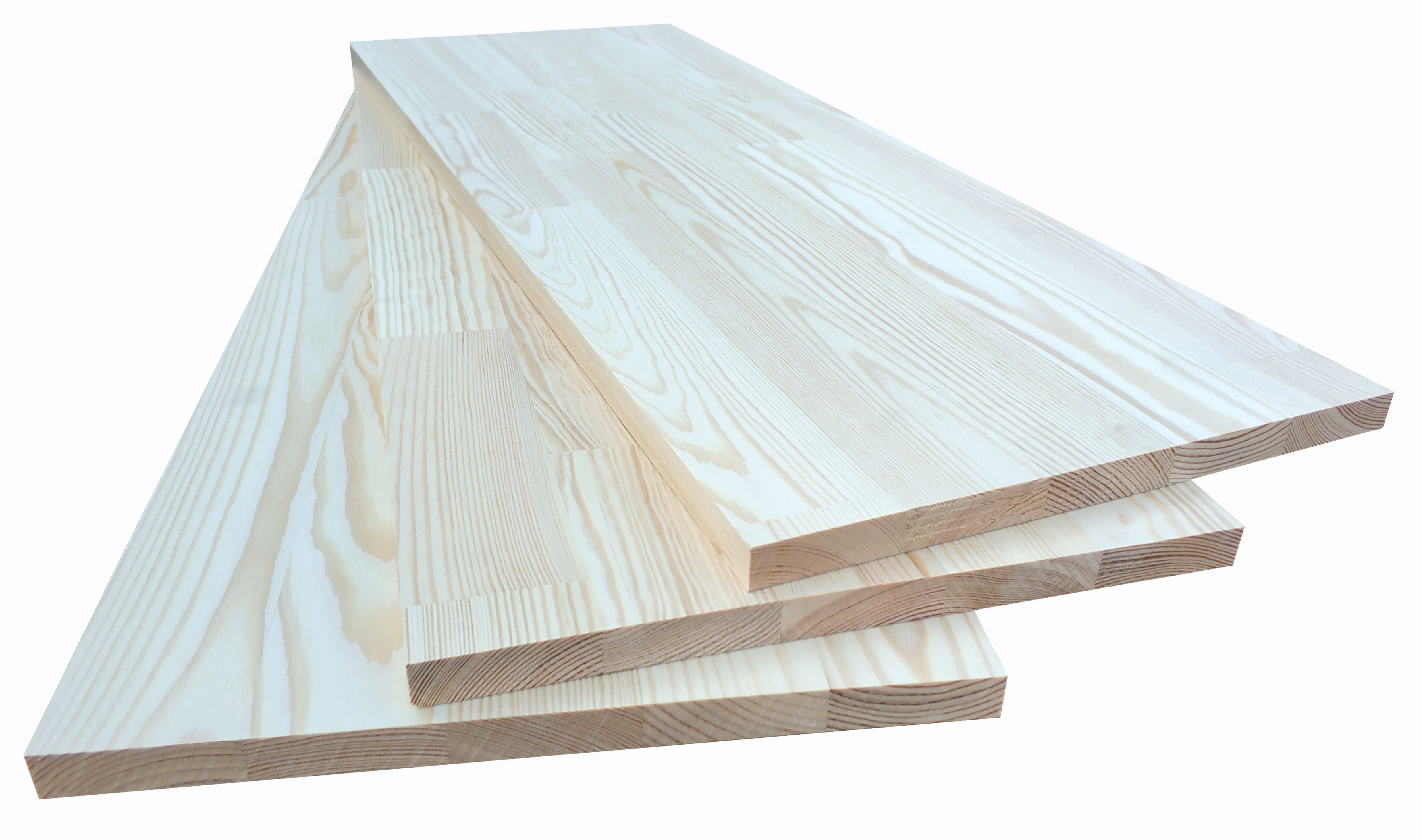 Square edge Clear pine Furniture board, (L)0.8m (W)200mm (T)18mm