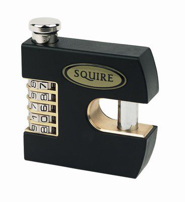 Squire Brass & steel Combination Padlock (W)75mm | DIY at B&Q