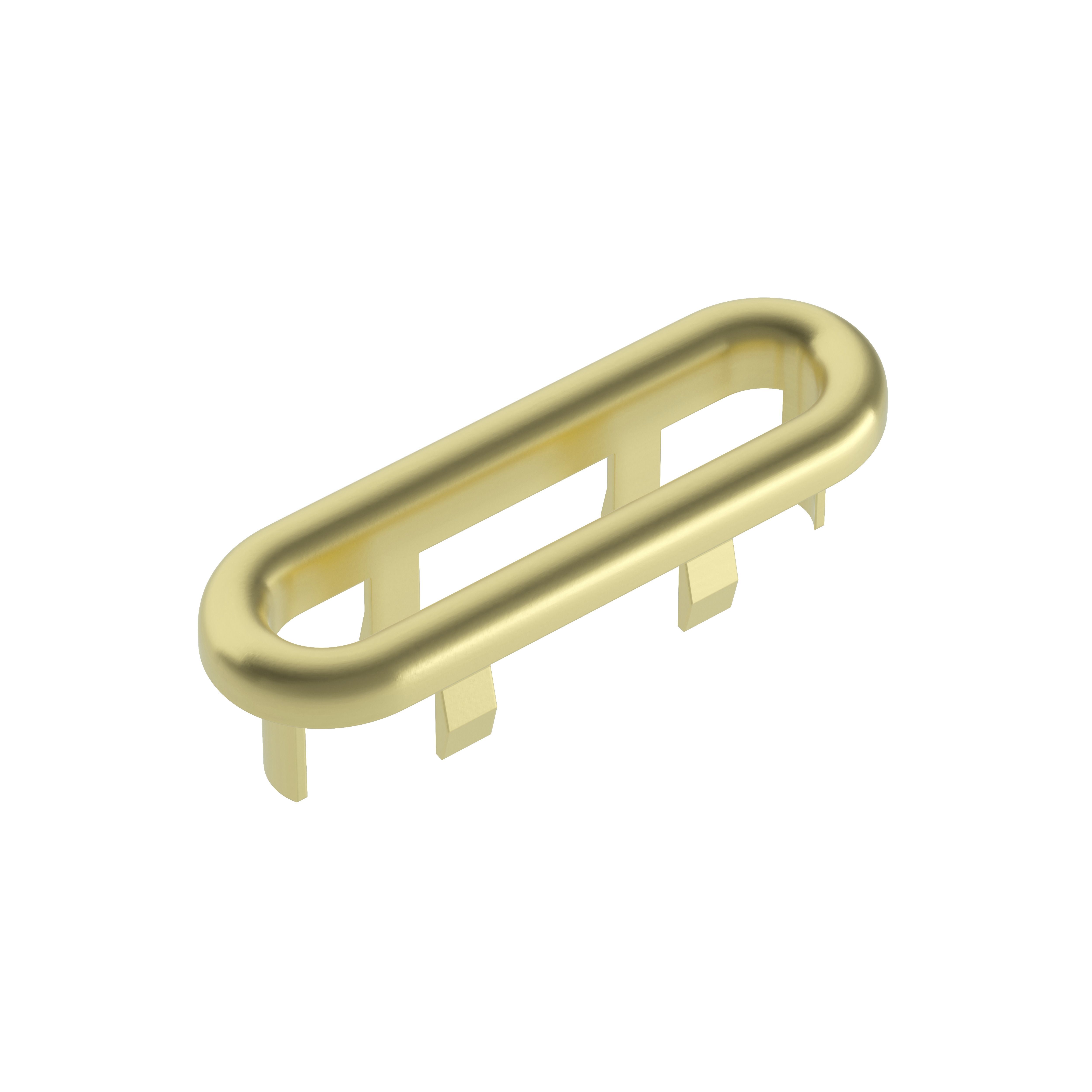 Standon Brushed Brass effect Plastic Basin Overflow trim