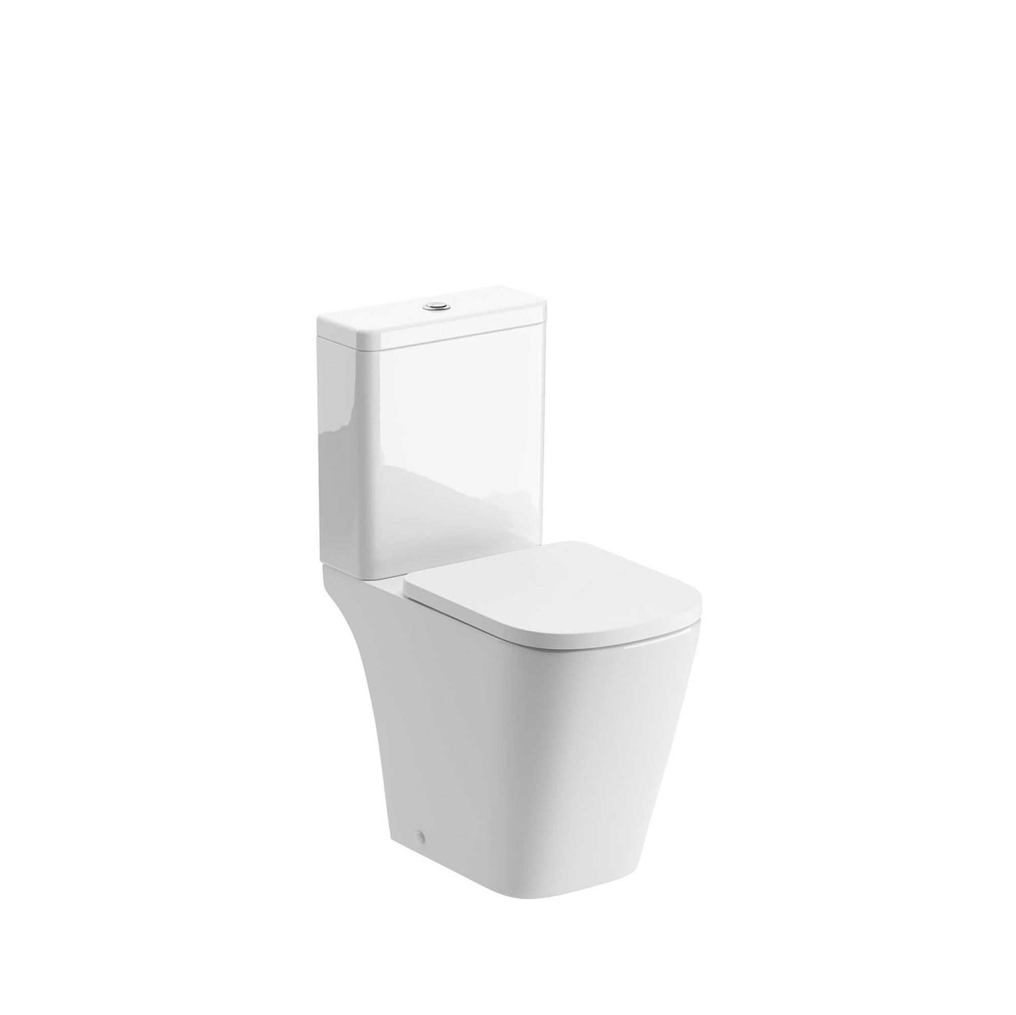 Standon White Open back Toilet set with Soft close seat & Close coupled ...