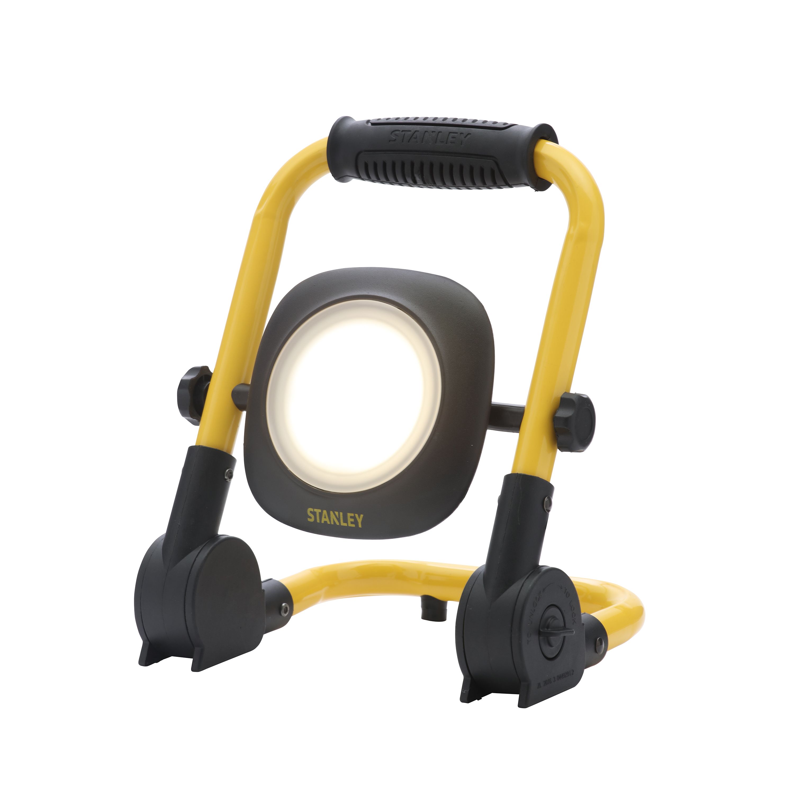 Stanley 30W 2400lm Corded Integrated LED Folding Work light | DIY at B&Q