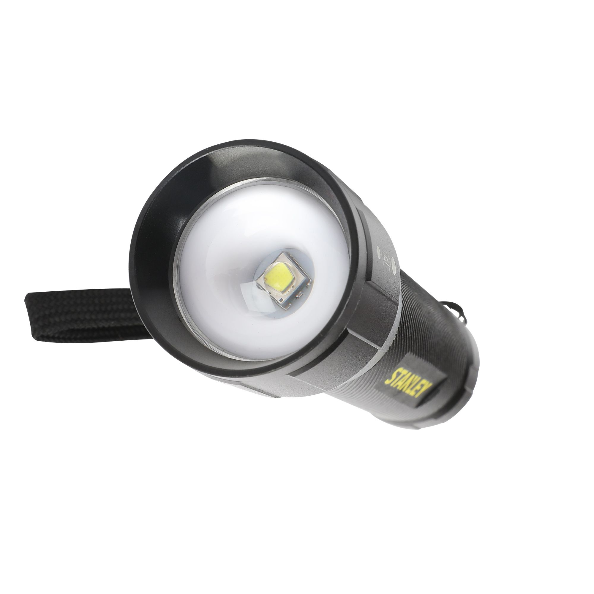 Stanley Black 300lm LED Battery-powered Torch | DIY at B&Q
