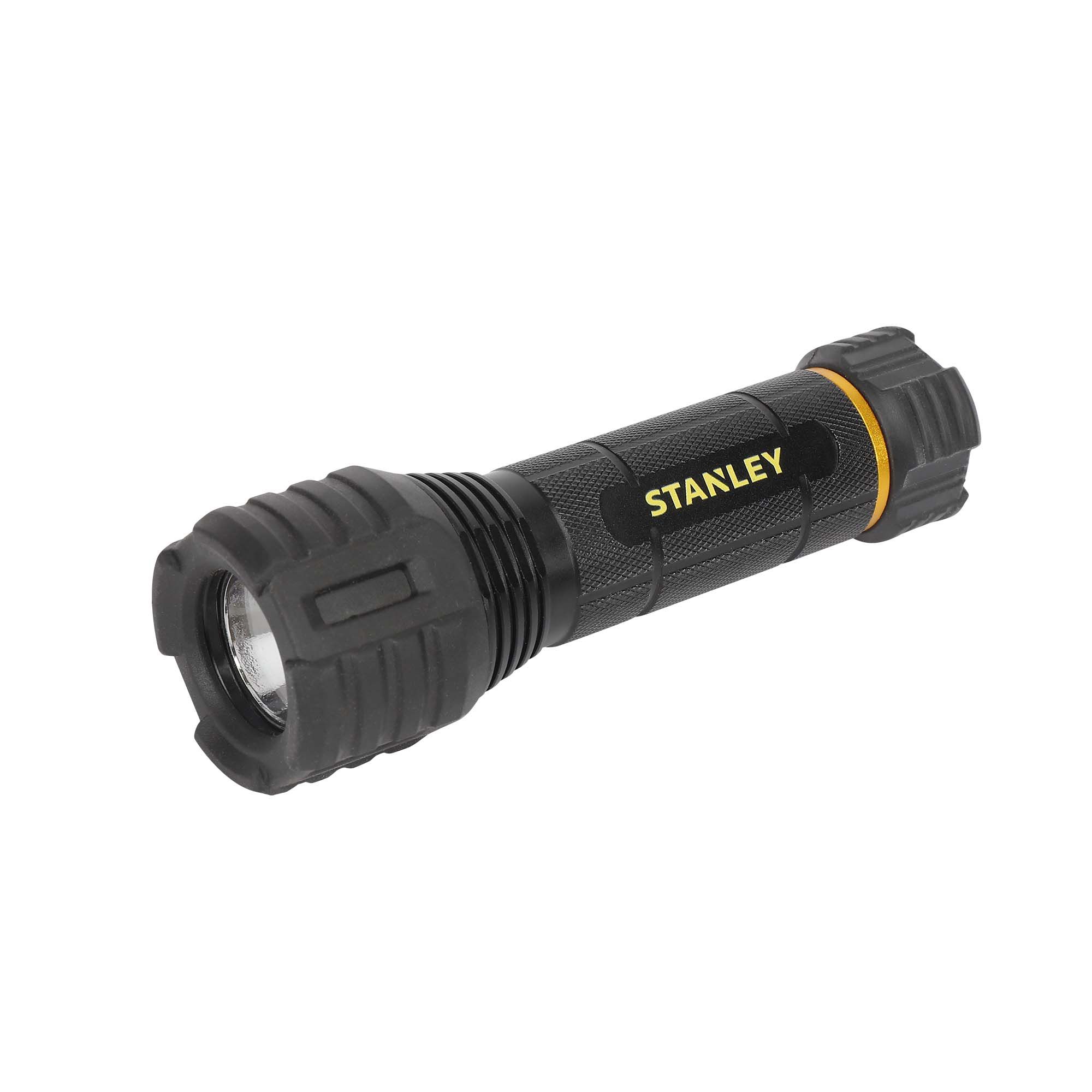 Stanley Black 350lm LED Battery-powered Torch | DIY at B&Q