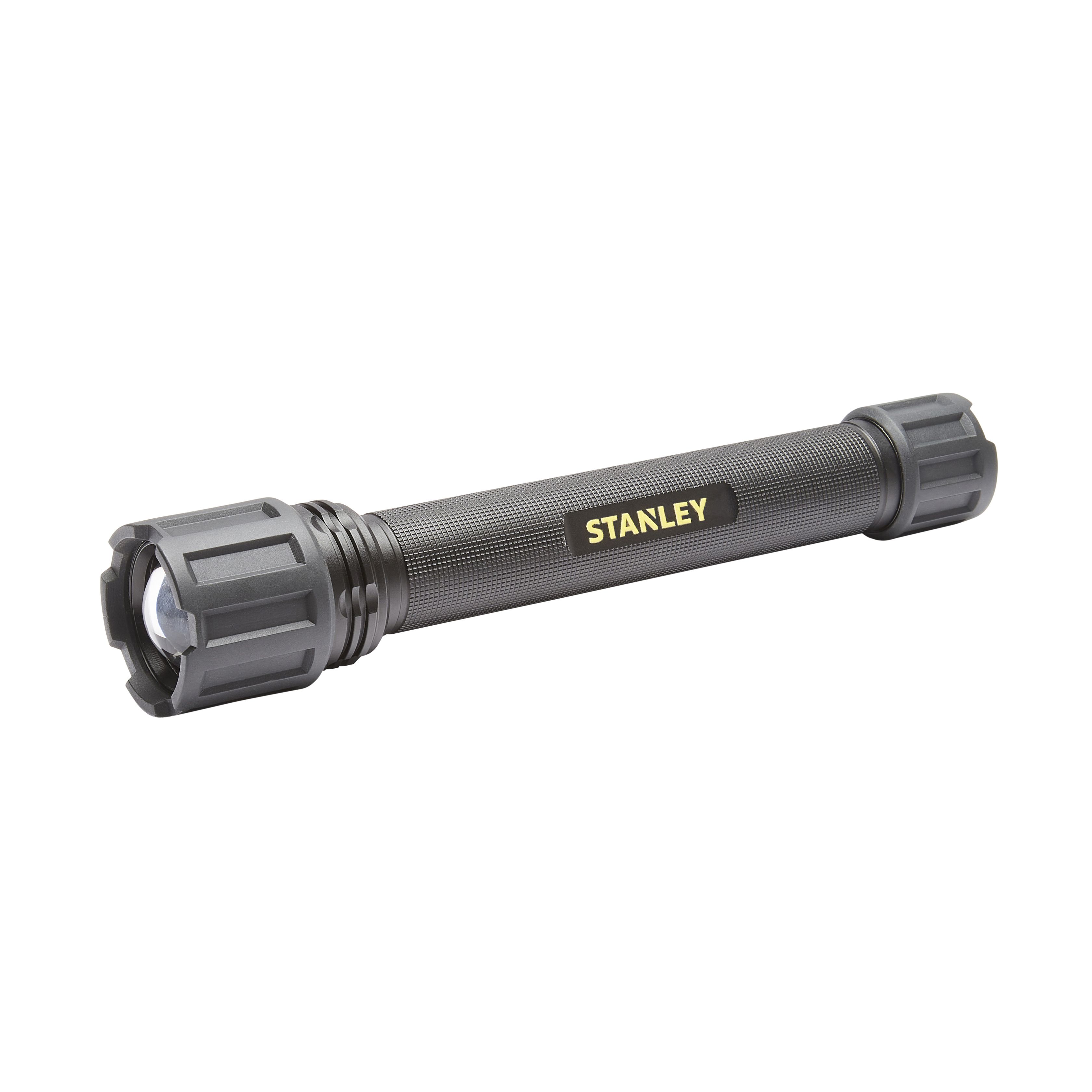 Stanley Black 800lm LED Battery-powered Torch | DIY at B&Q