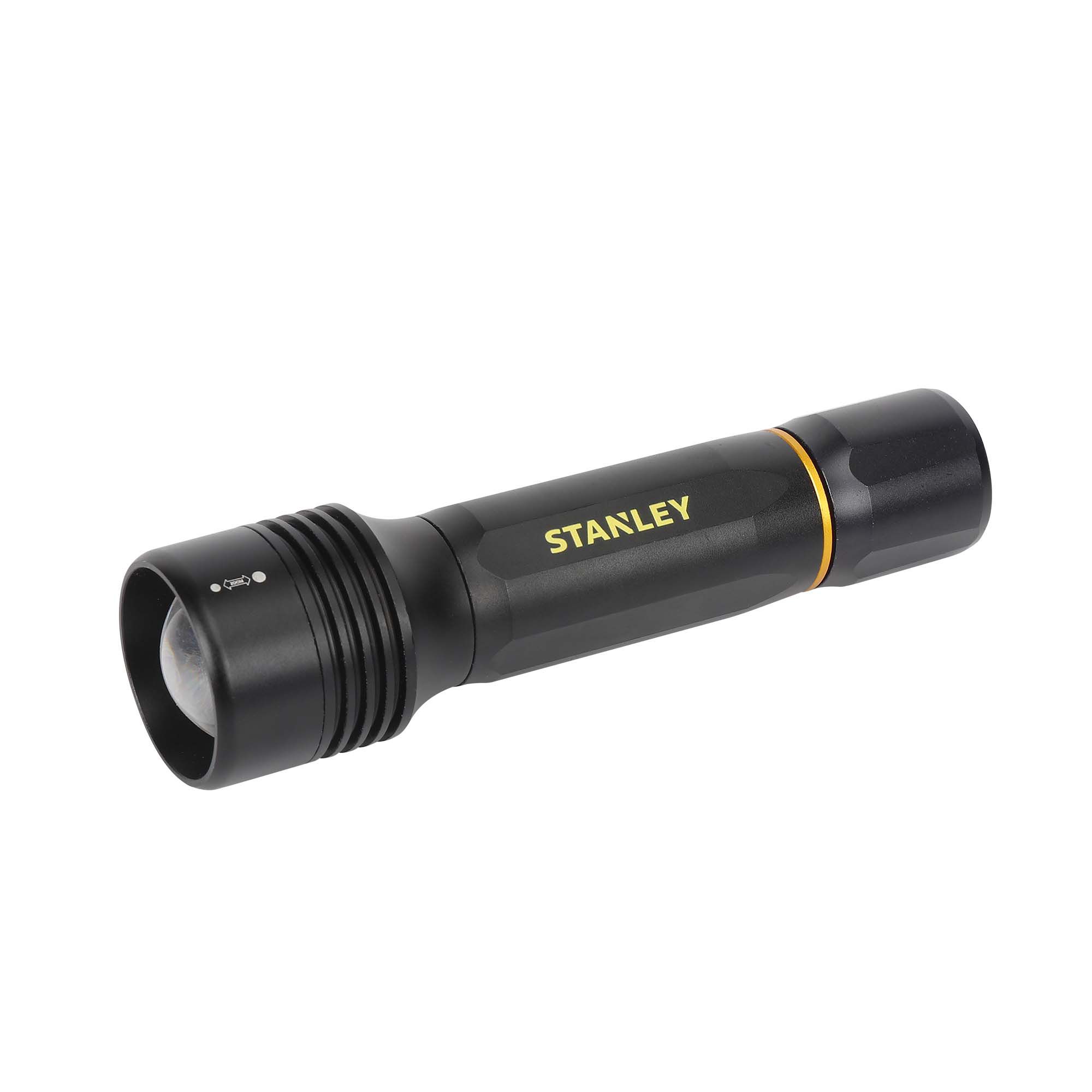Stanley Black Rechargeable 600lm LED Battery-powered Torch | DIY at B&Q