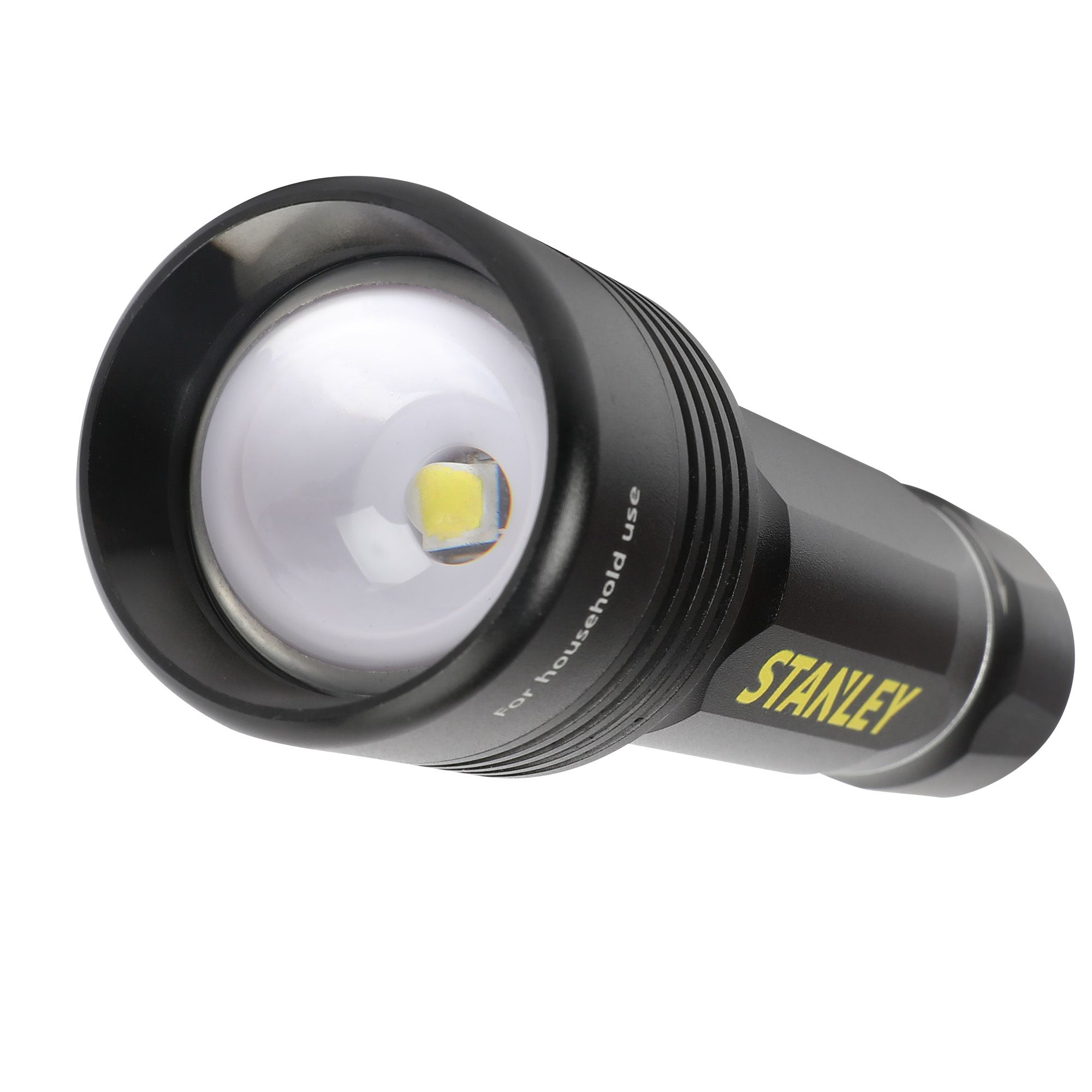 Stanley Black Rechargeable 600lm LED Battery-powered Torch