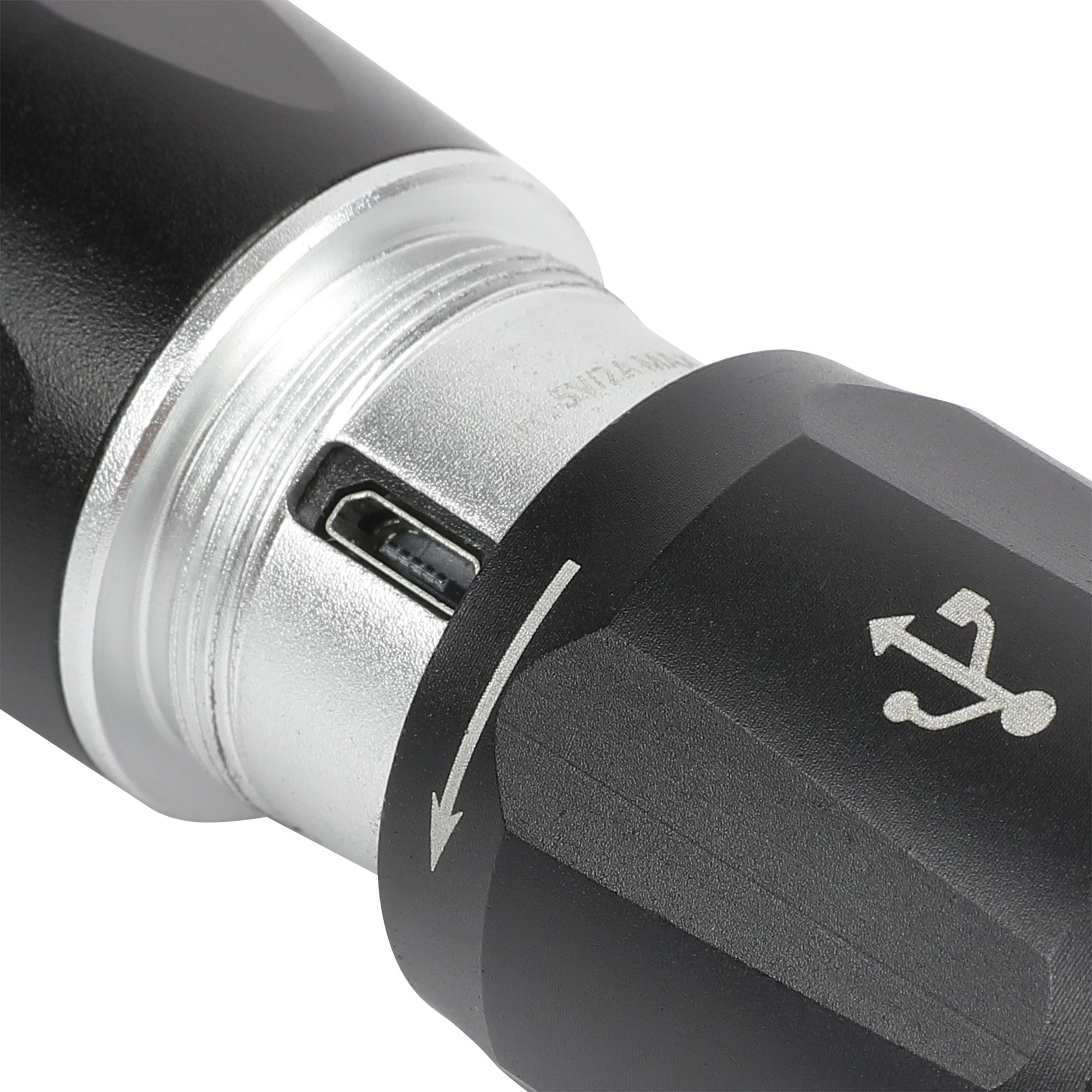 Stanley Black Rechargeable 600lm LED Battery-powered Torch