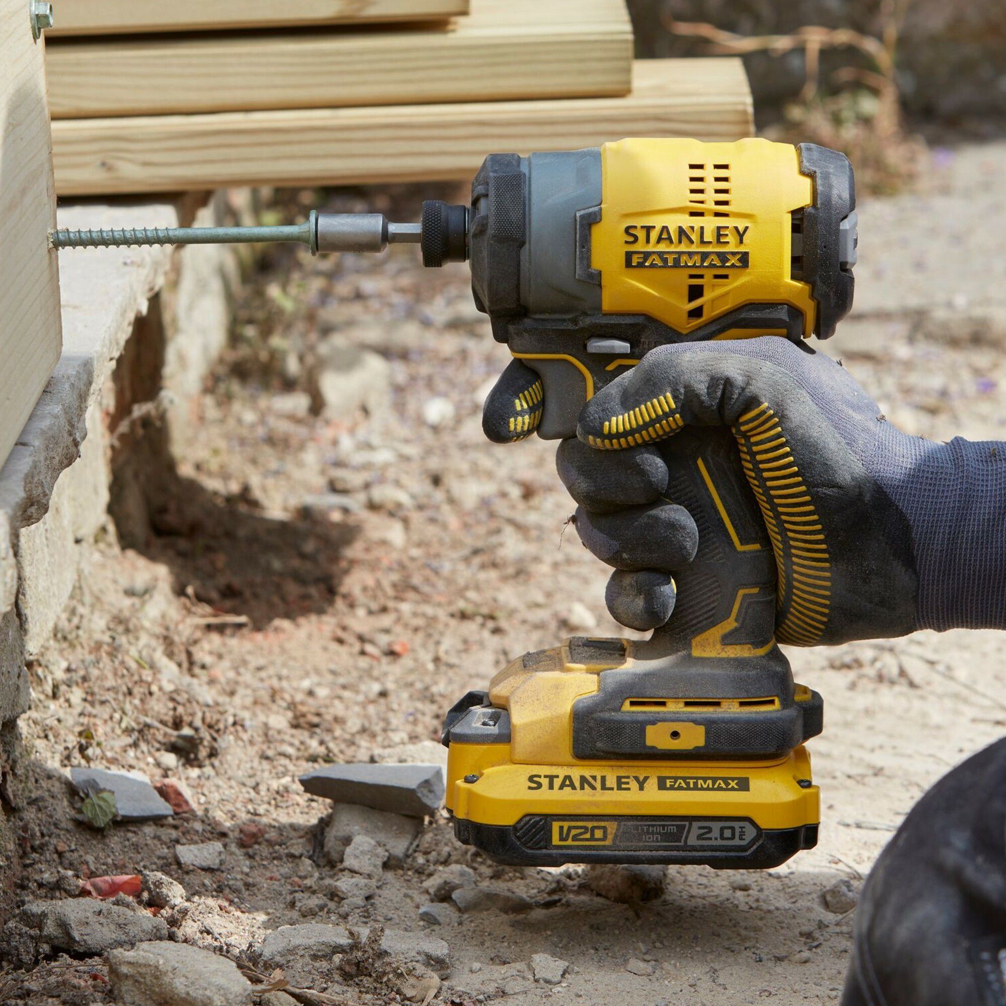 Stanley drill and impact driver set store