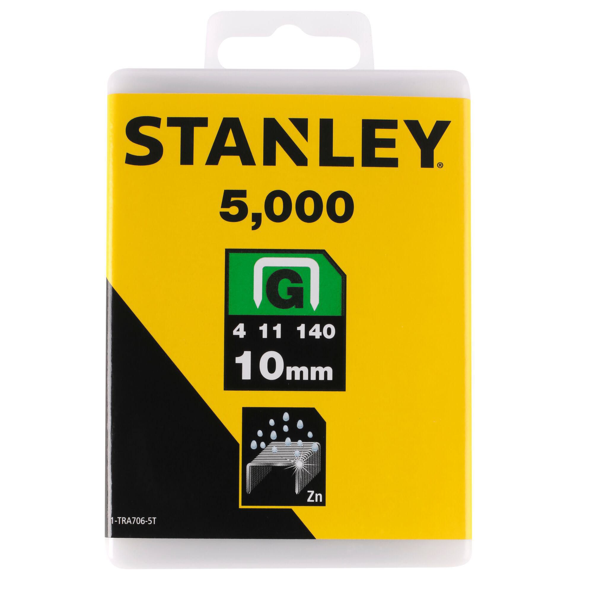 Stanley Heavy duty Staples (H)10mm, Pack of 5000