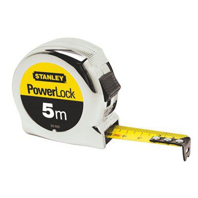 Stanley PowerLock Tape measure 5m | DIY at B&Q