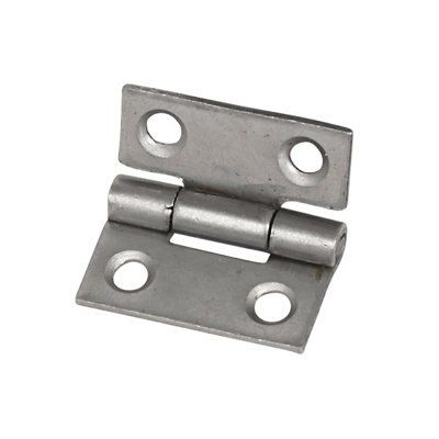 Steel Fixed pin Door hinge 14480 (L)25mm (W)22mm, Pack of 20