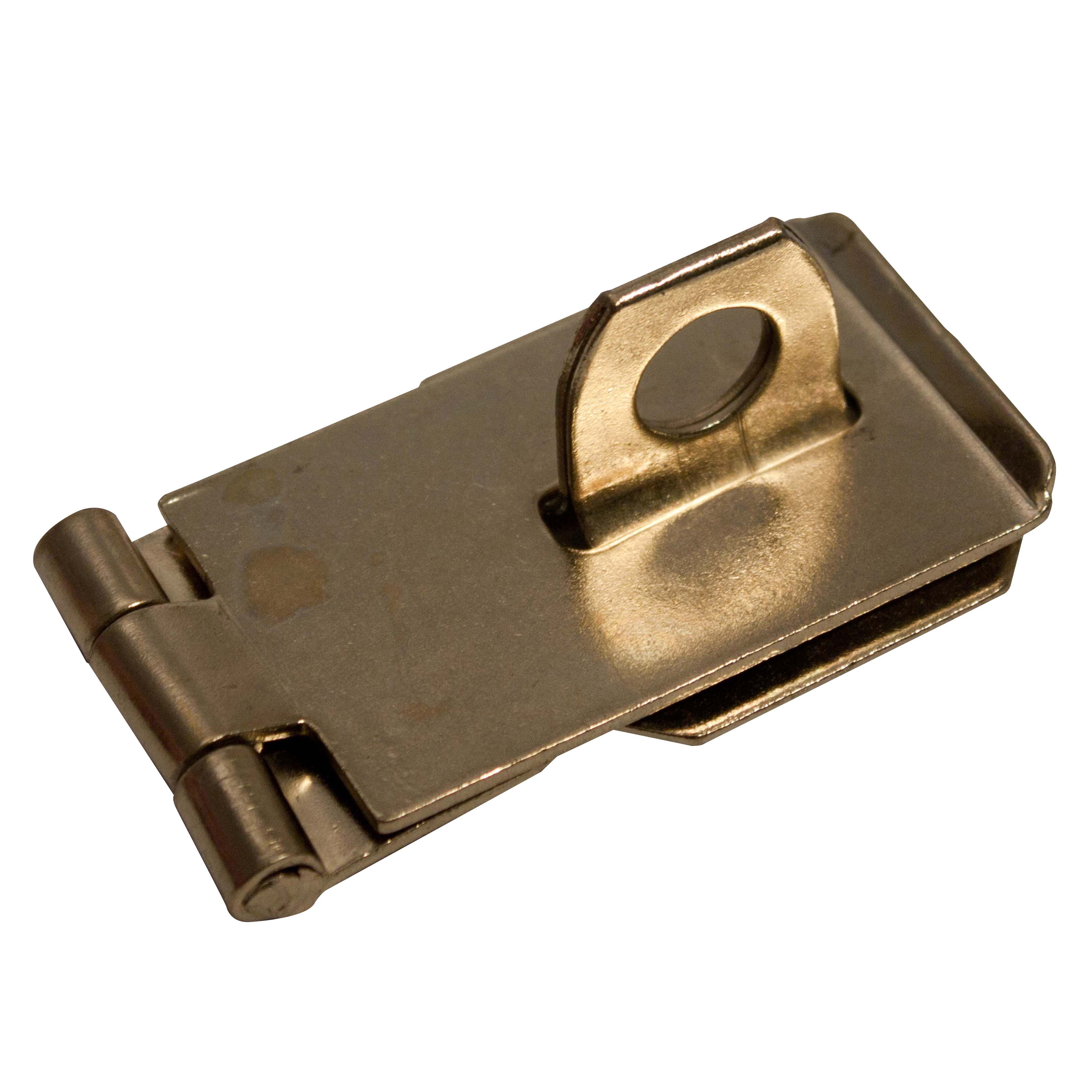 Steel Hasp & staple, (L)64mm (W)39.5mm | DIY at B&Q