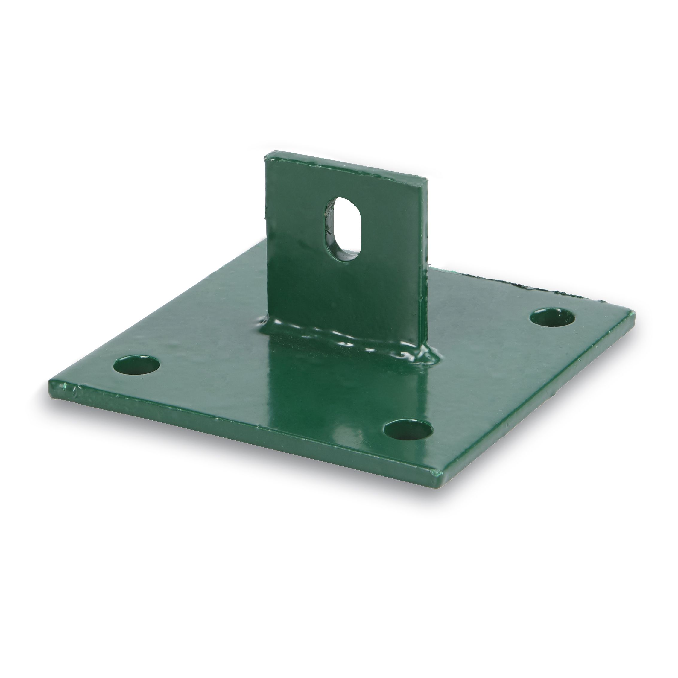 Steel L post base (W)100mm | DIY at B&Q
