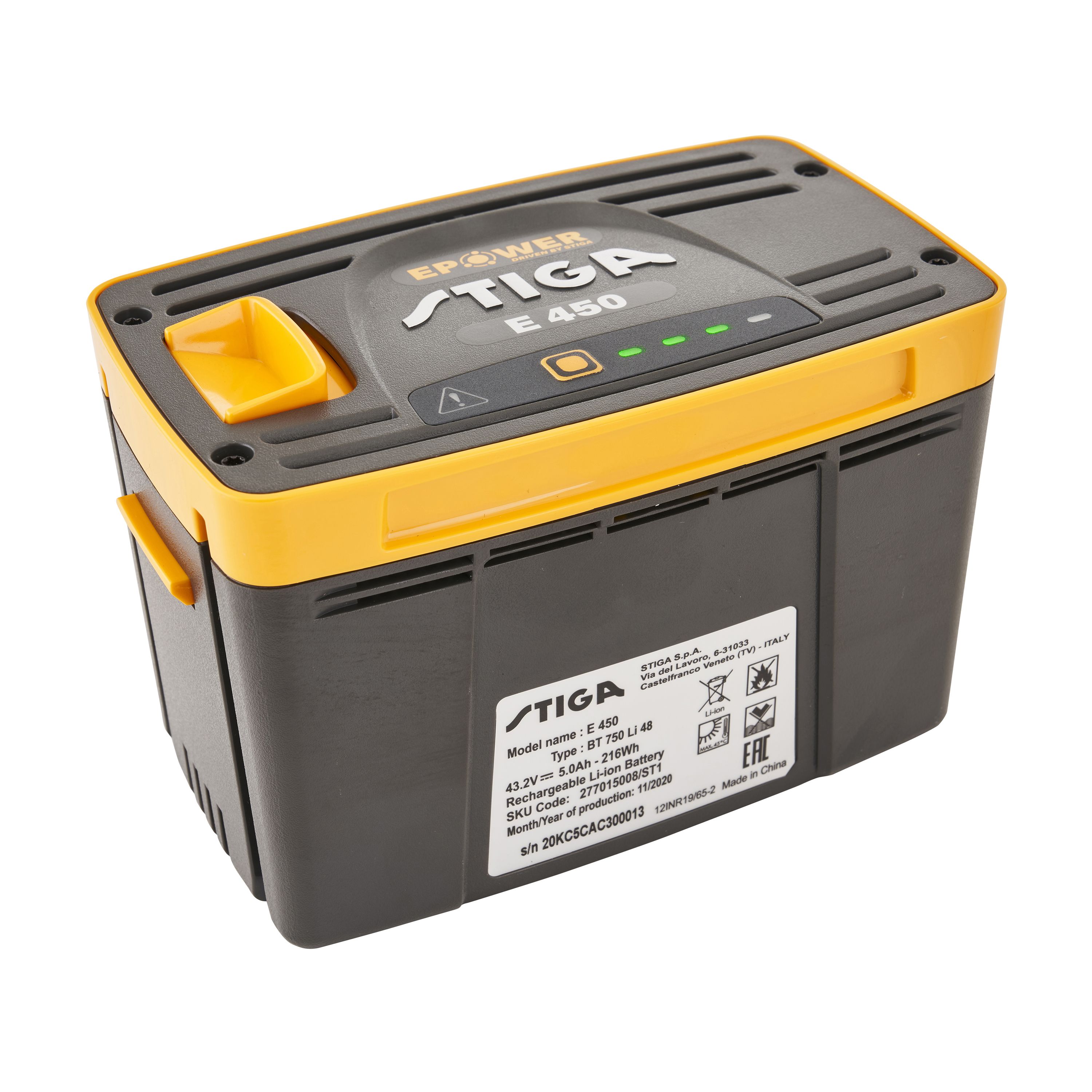 Stiga 48V ePower 5Ah Li-ion Power tool battery - E 450 / 277015008/ST1