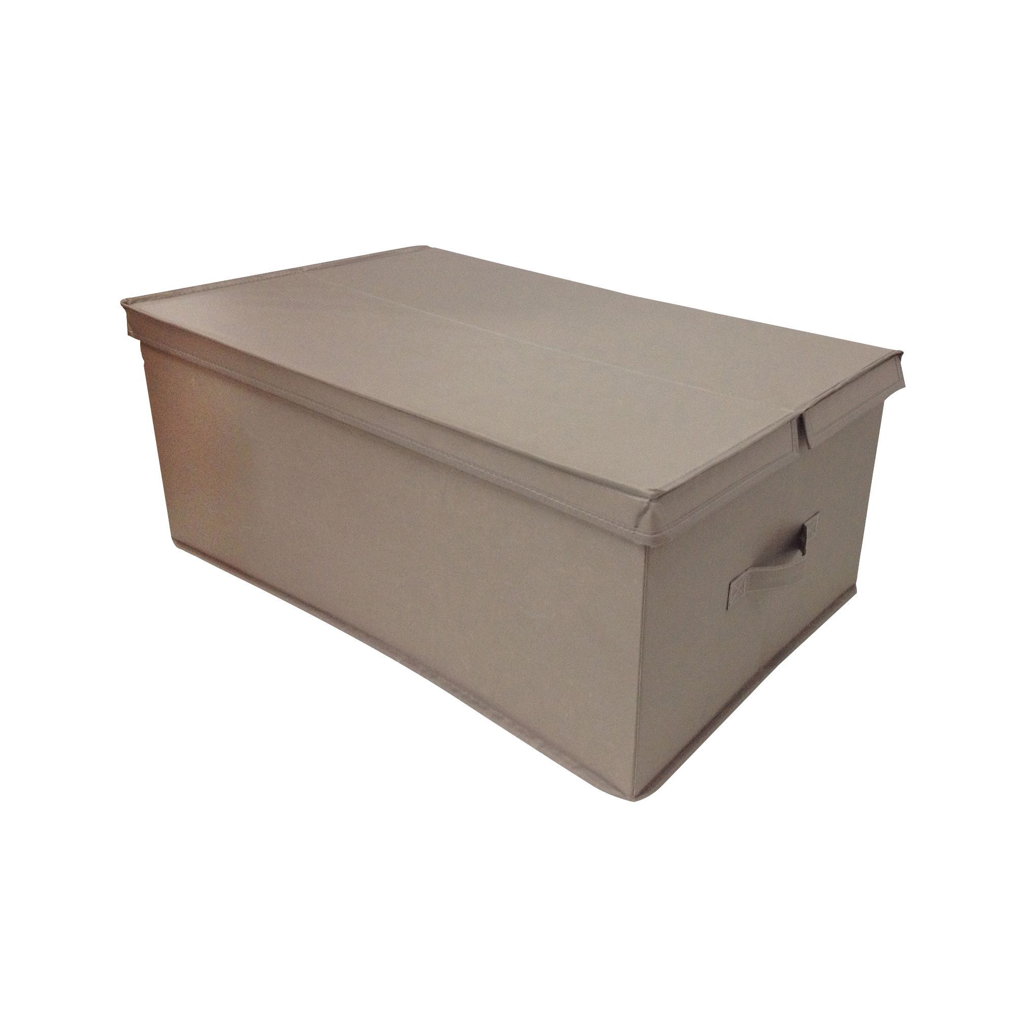 STORAGE BOX BROWN 60X25X40CM | DIY at B&Q