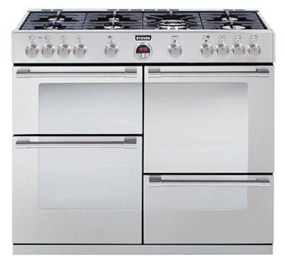 Stoves 444440793 Freestanding Gas Range cooker with Gas Hob - Stainless ...