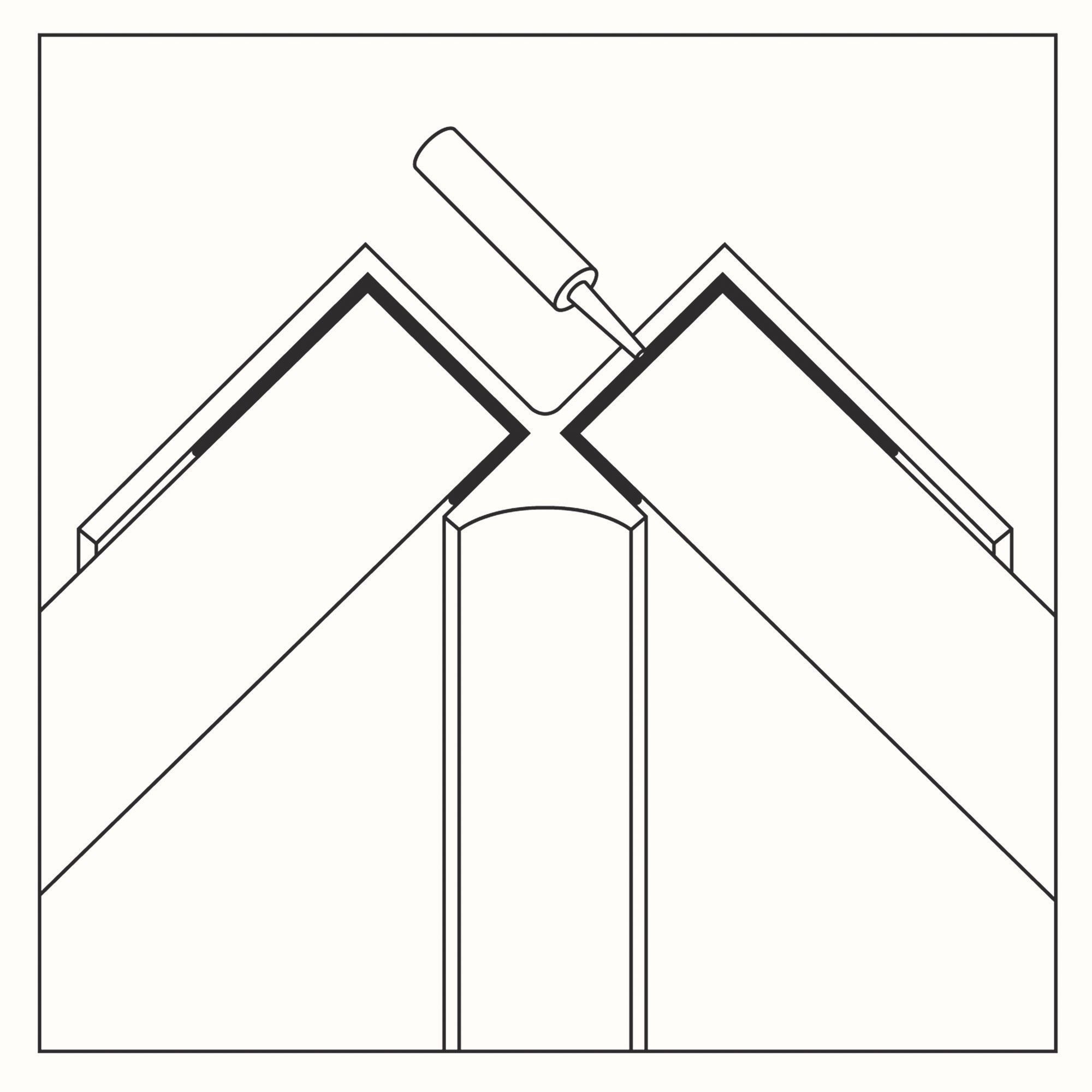 Stylepanel Straight Panel internal corner joint (L)2450mm (W)11mm (T ...