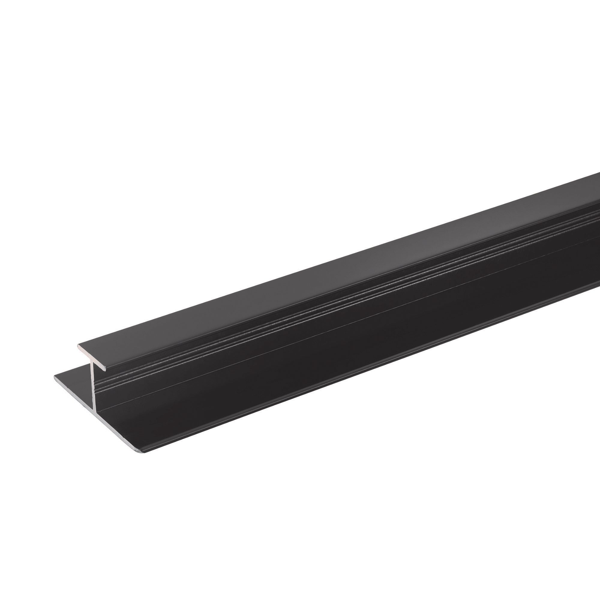 Stylepanel Straight Panel straight joint (L)2450mm (W)11mm (T)30mm - Matt black