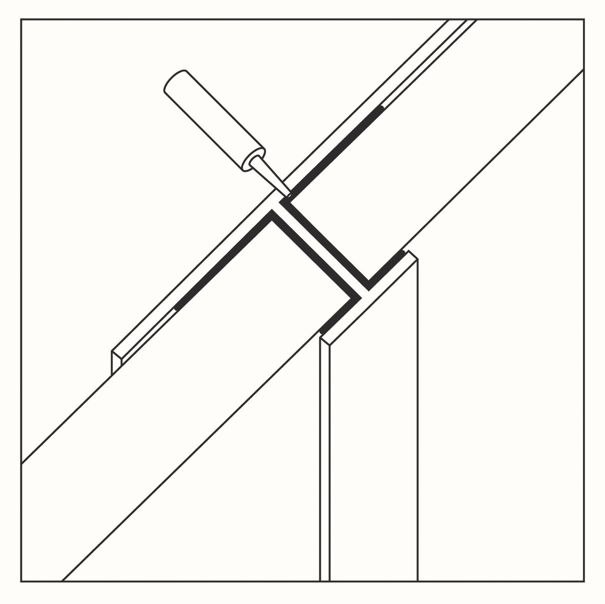 Stylepanel Straight Panel straight joint (L)2450mm (W)11mm (T)30mm ...