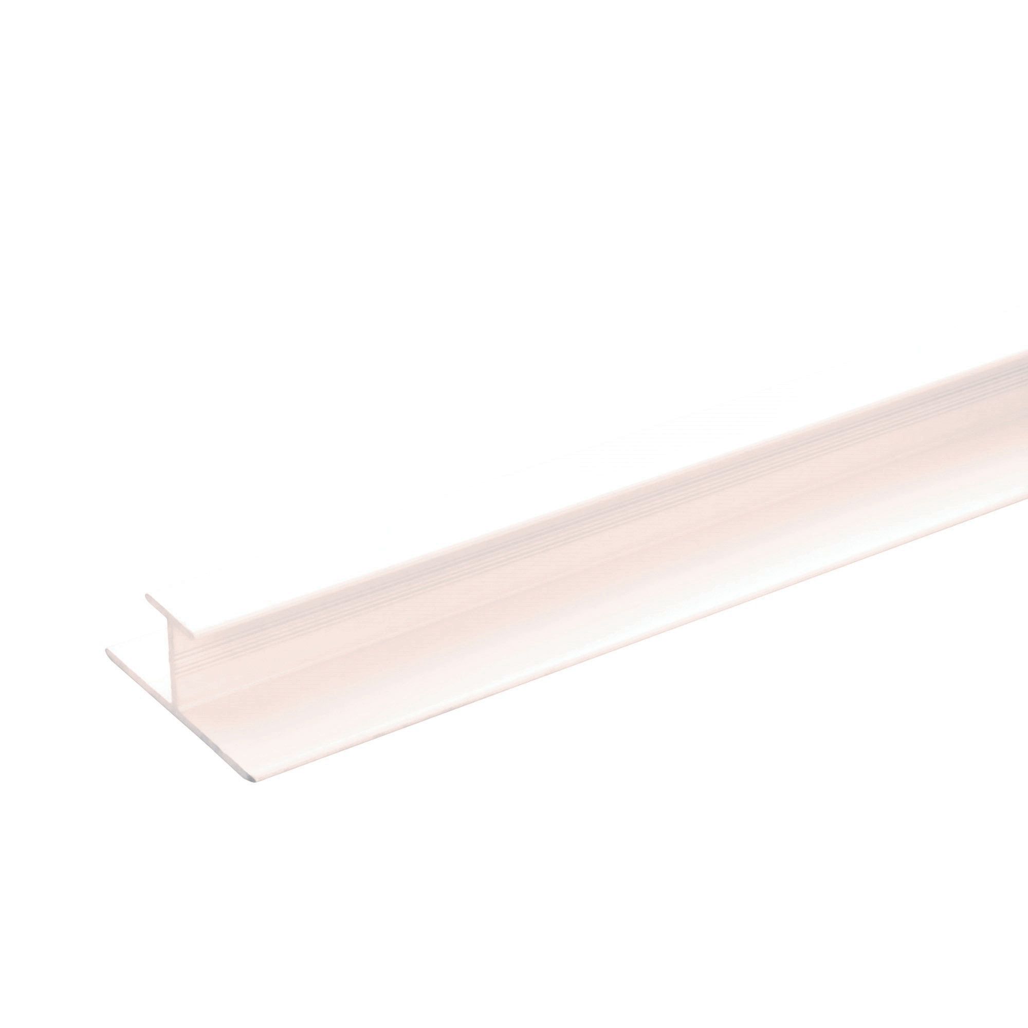 Stylepanel White Straight Panel straight joint, (W)11mm (T)30mm | DIY at B&Q