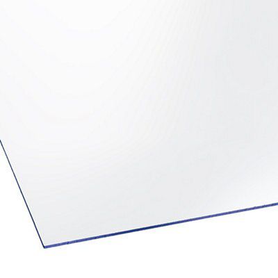 Styrene Clear Polystyrene Flat Glazing sheet, (L)1.2m (W)0.6m (T)2mm ...