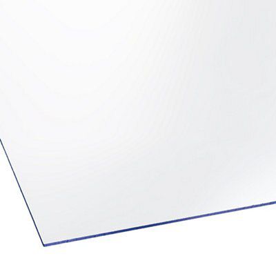 Styrene Clear Polystyrene Flat Glazing sheet, (L)1.2m (W)1.2m (T)2mm ...