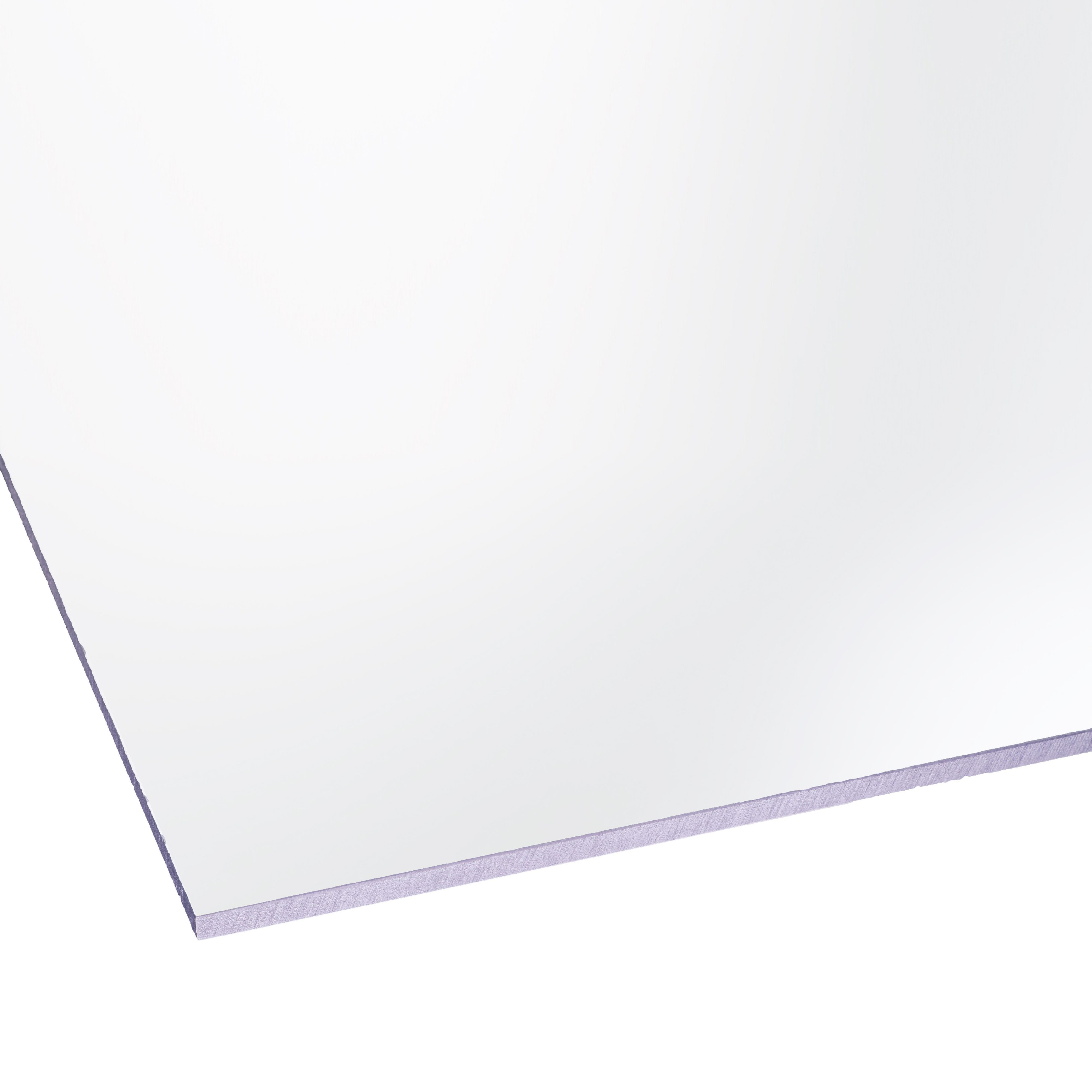 Styrene Clear Polystyrene Flat Glazing sheet, (L)1.2m (W)1.2m (T)4mm ...
