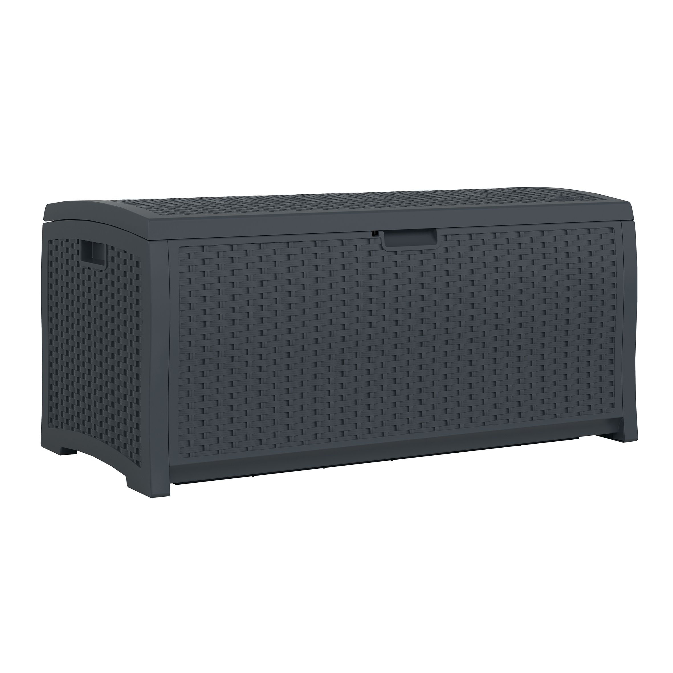 Suncast Missouri 276L Resin Garden storage box - Grey (W)117cm (D)60cm ...