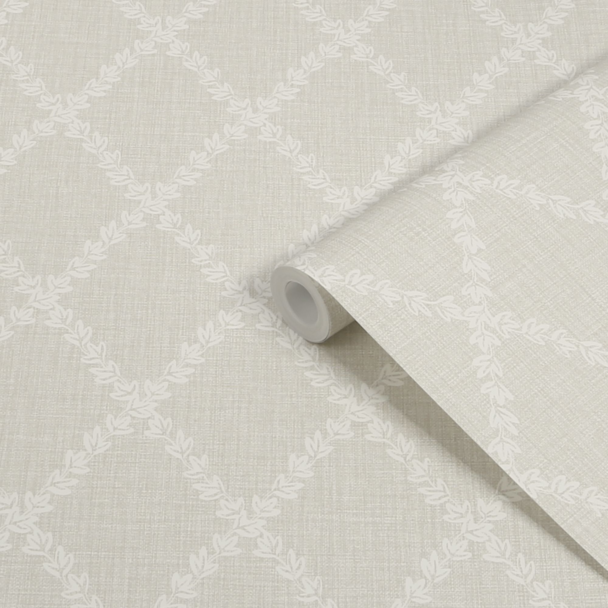 Superfresco Easy Beige Geometric Patterned Smooth Wallpaper