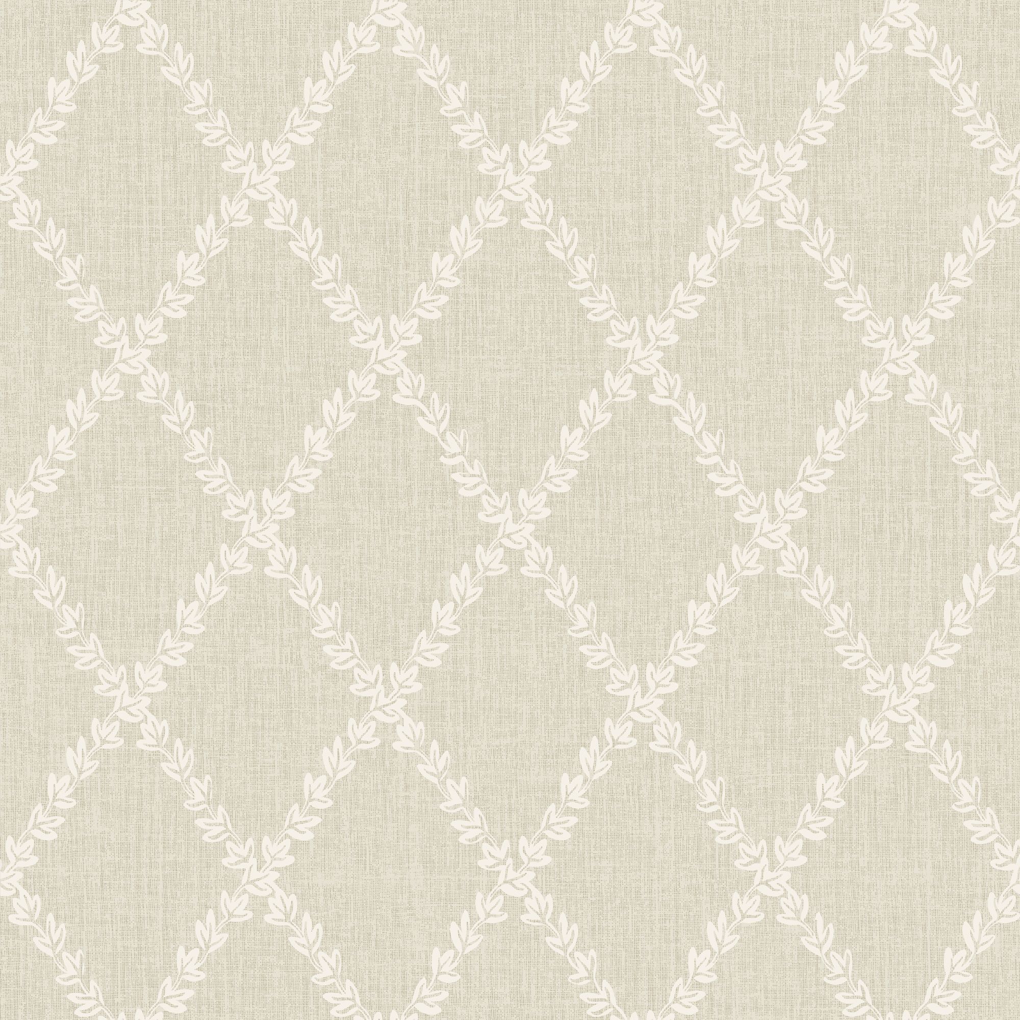 Superfresco Easy Beige Geometric Patterned Smooth Wallpaper