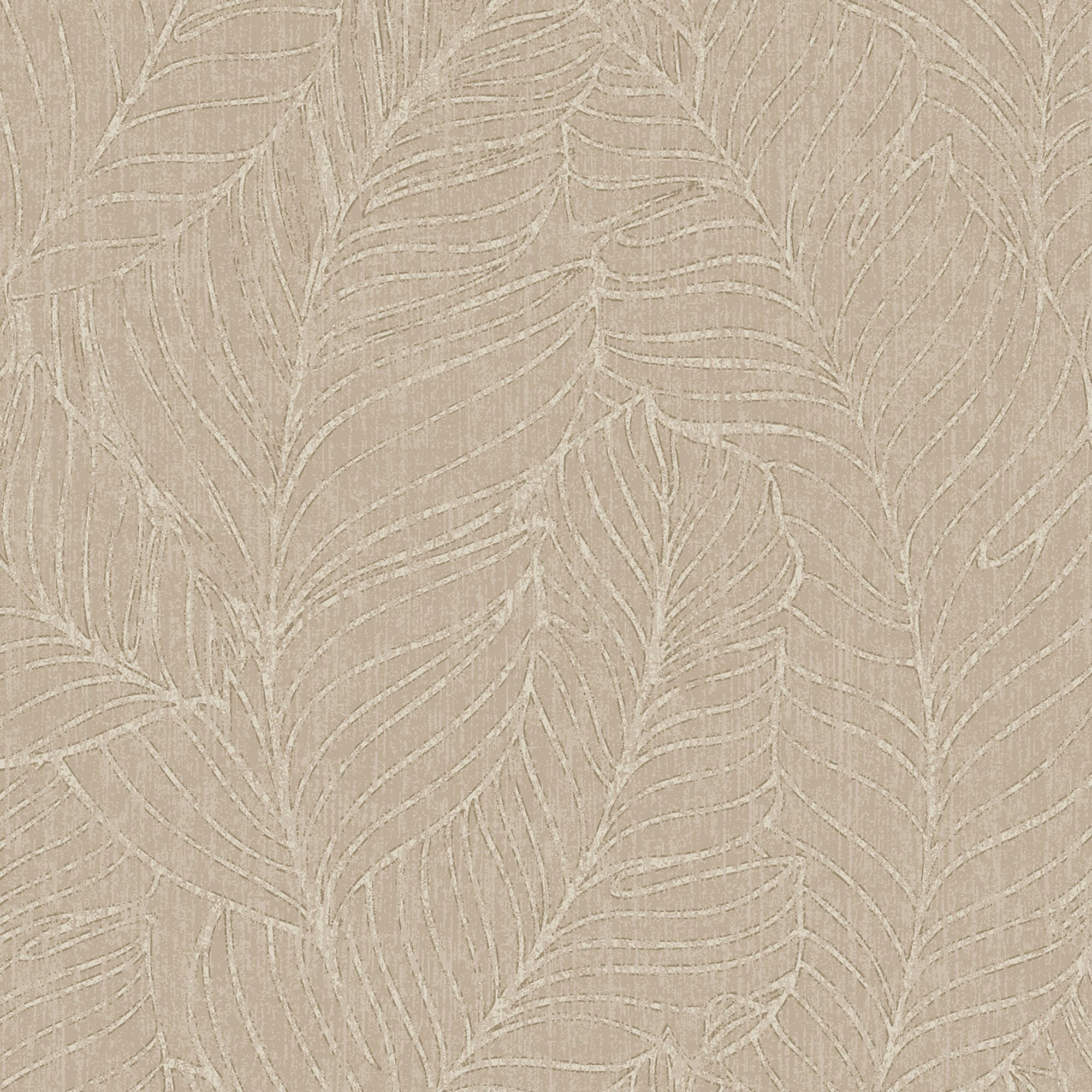 Superfresco Easy Beige Supple Leaves Smooth Wallpaper