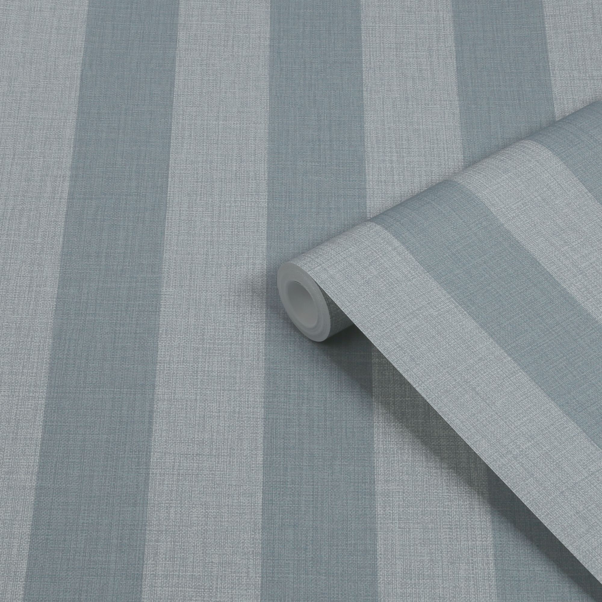 Superfresco Easy Powder Blue Stripe Patterned Smooth Wallpaper