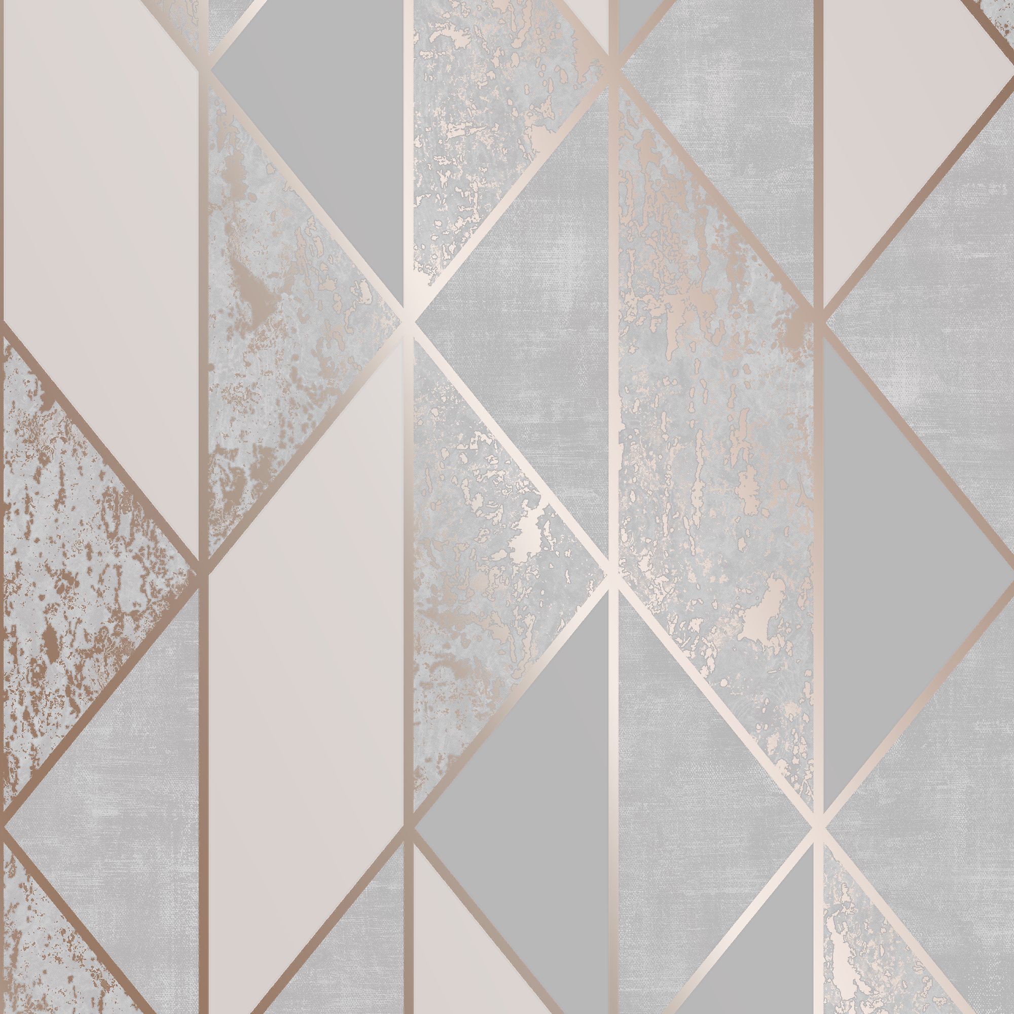 Superfresco Milan Shabby chic Rose gold Smooth Wallpaper Sample