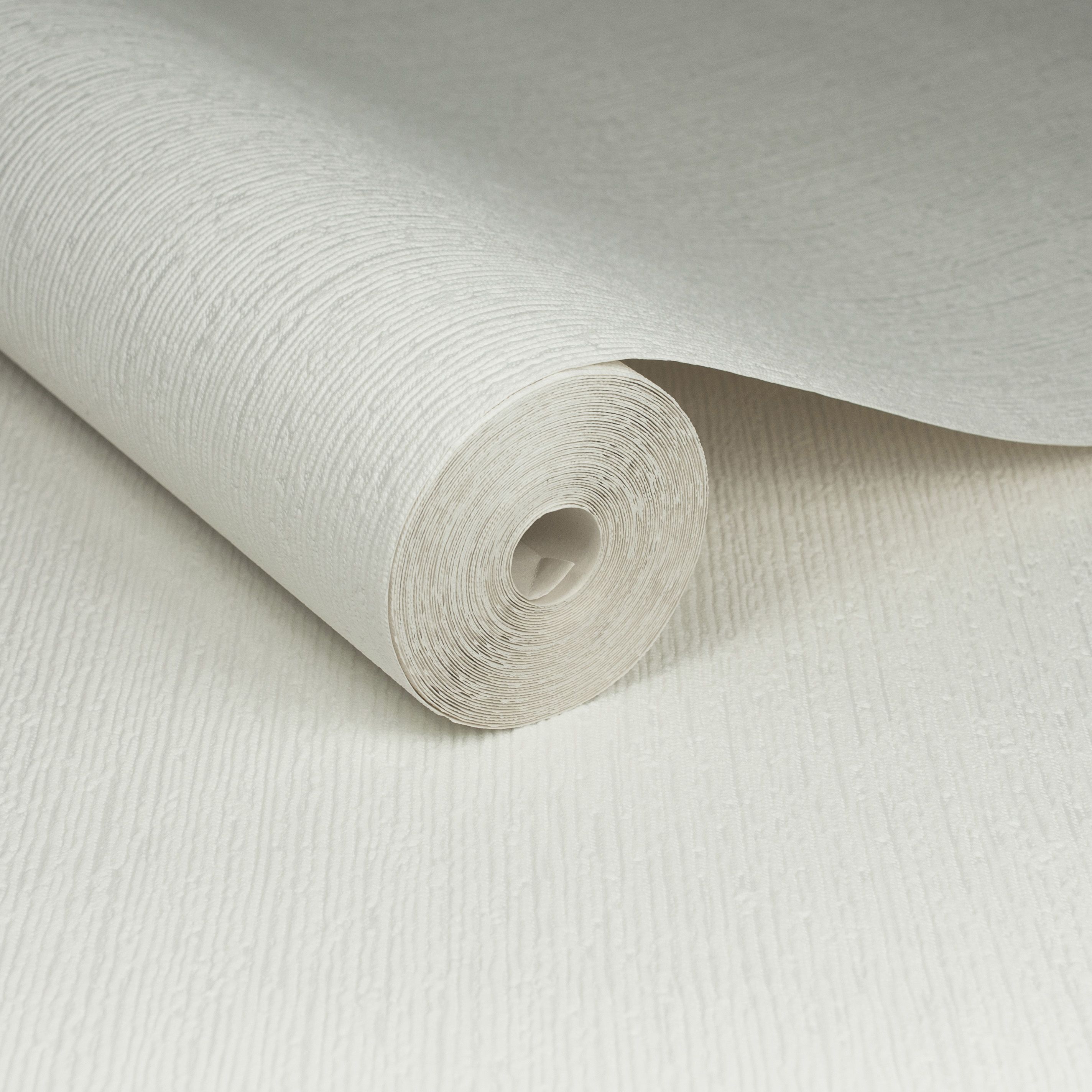 Superfresco White String Blown Wallpaper | DIY at B&Q