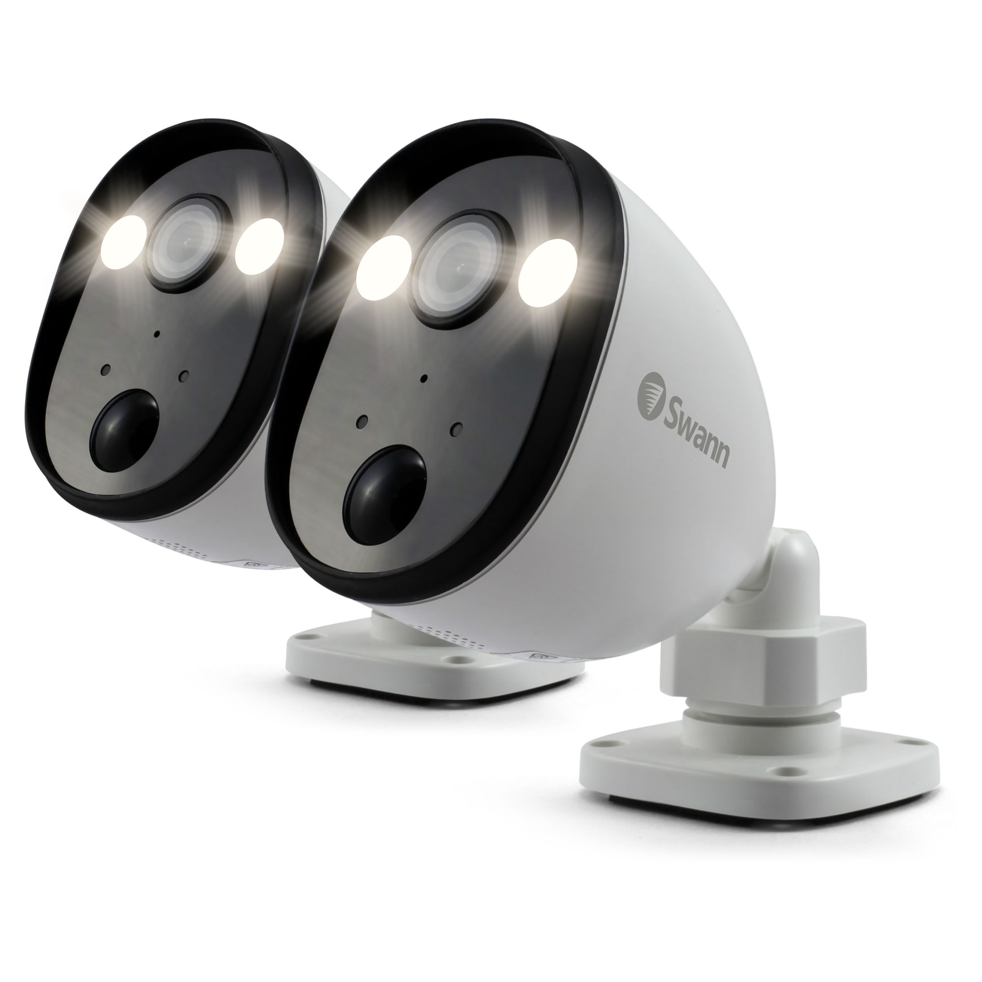 Swann SWIFI Wireless Outdoor Smart camera, Pack of 2 - White