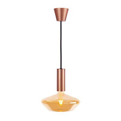 Sylcone Copper effect Ceiling light | DIY at B&Q