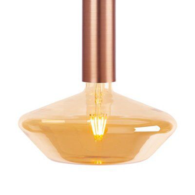 Sylcone Copper effect Ceiling light | DIY at B&Q