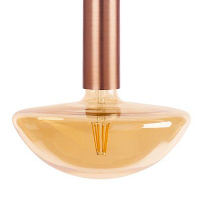 Sylcone Copper effect Ceiling light | DIY at B&Q